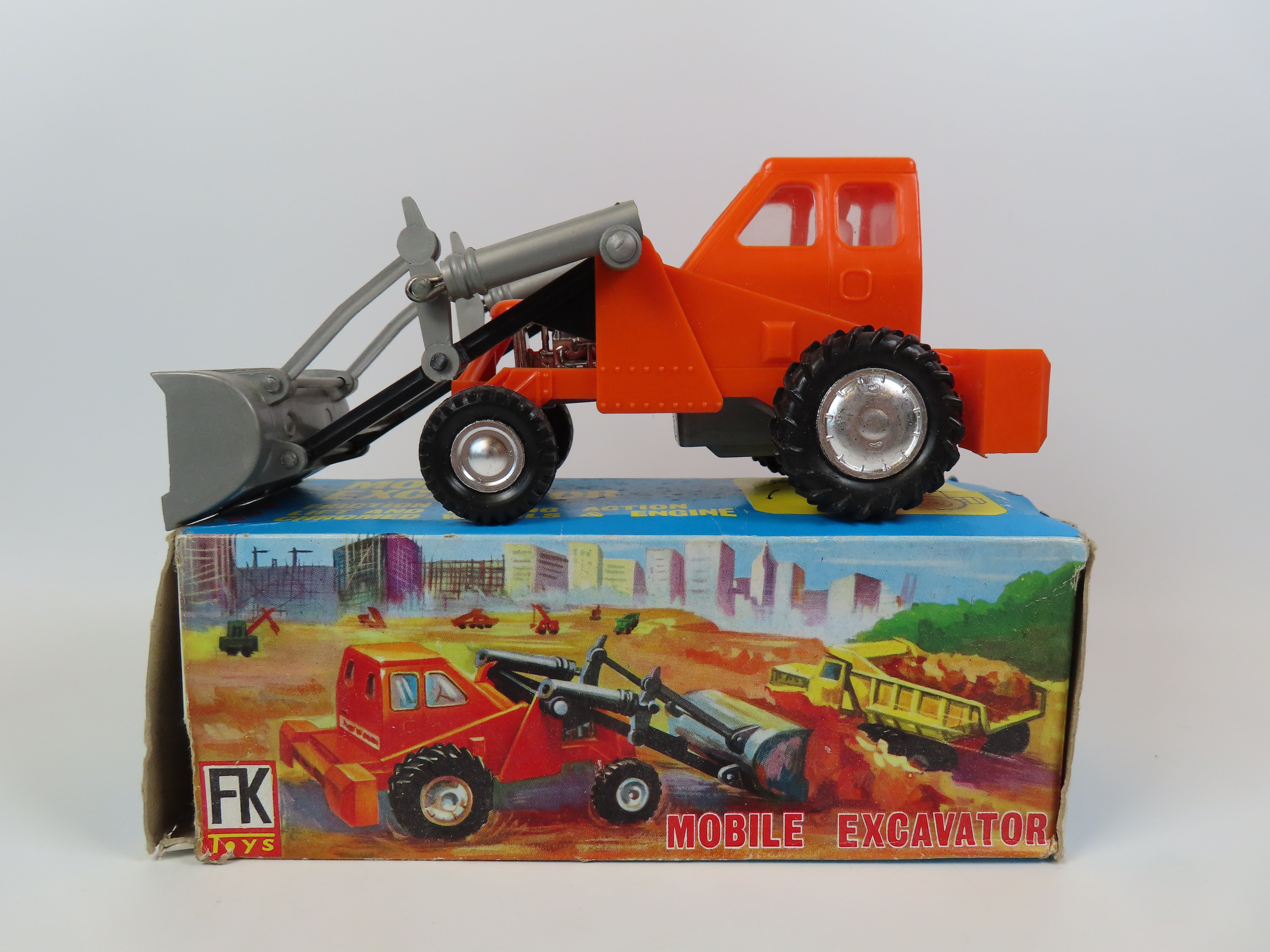 FK Toys 250 Mobile Excavator, 1960's, Interesting Item, 99% Mint/Boxed ...