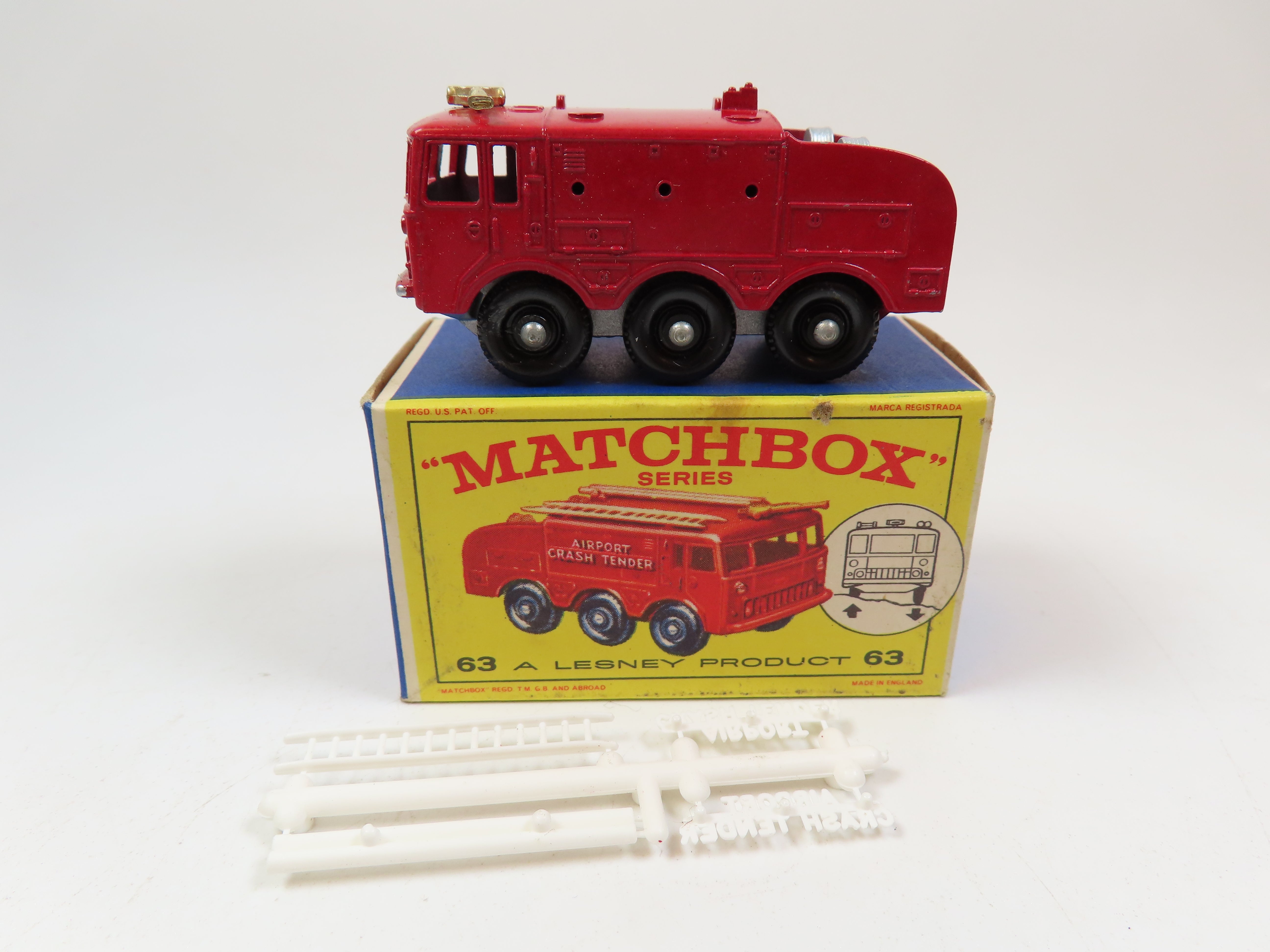 Matchbox No.63 Fire Fighting Crash Tender, 99% Mint/Boxed! – Andrew ...