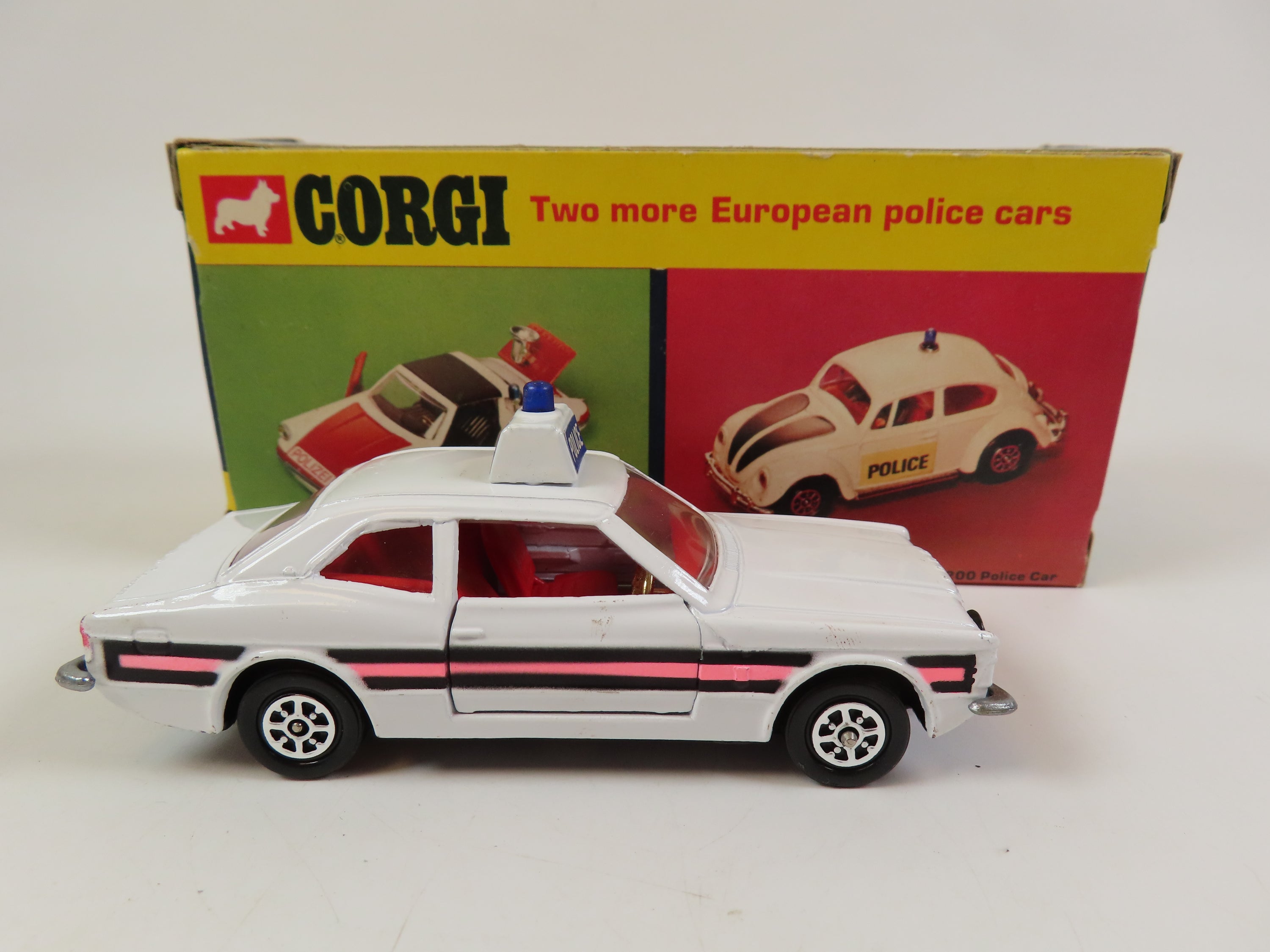 Corgi 402 Ford Cortina Police Car, 99% Mint/Boxed! – Andrew Clark Models