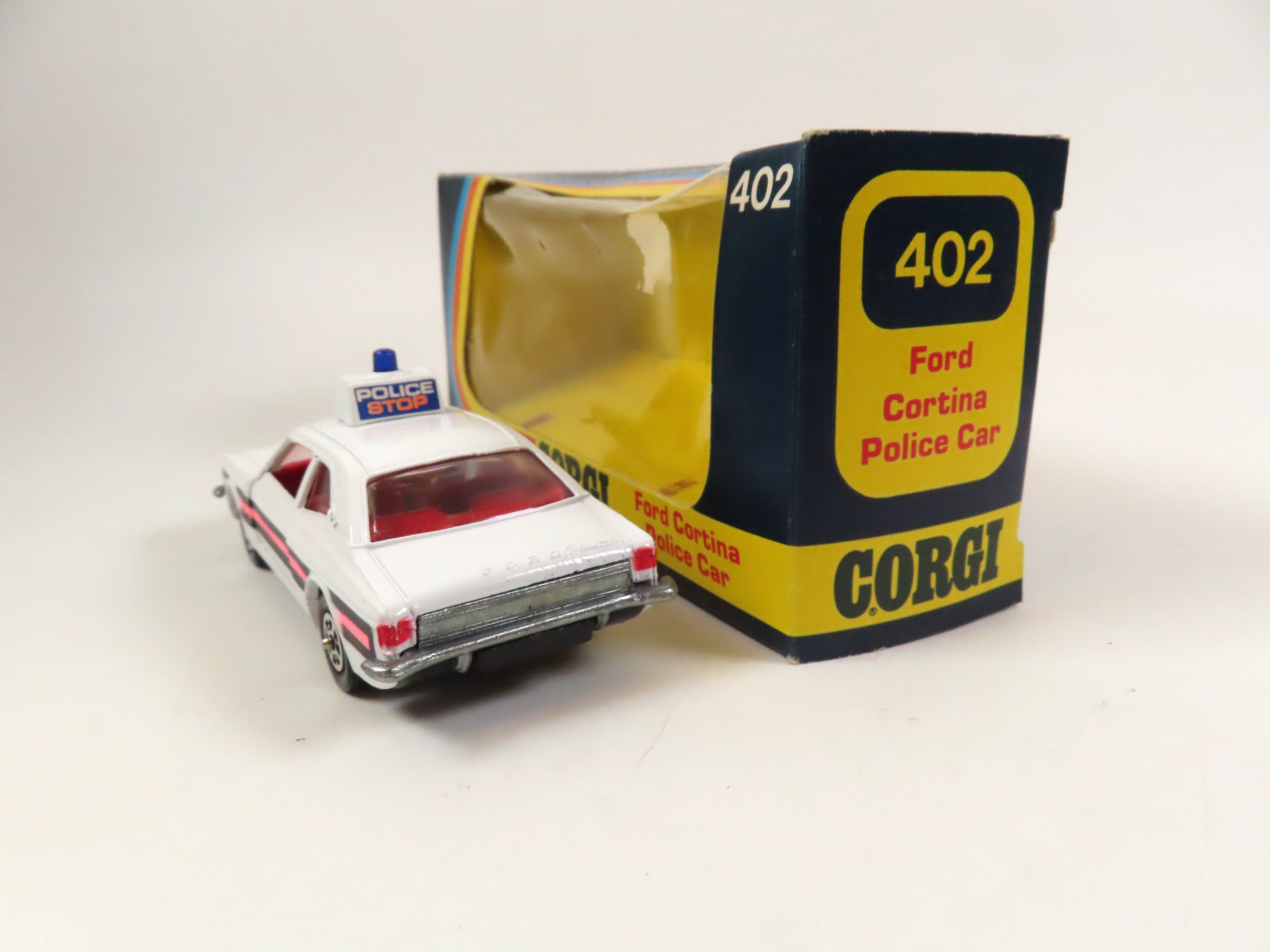 Corgi 402 Ford Cortina Police Car, 99% Mint/Boxed! – Andrew Clark Models