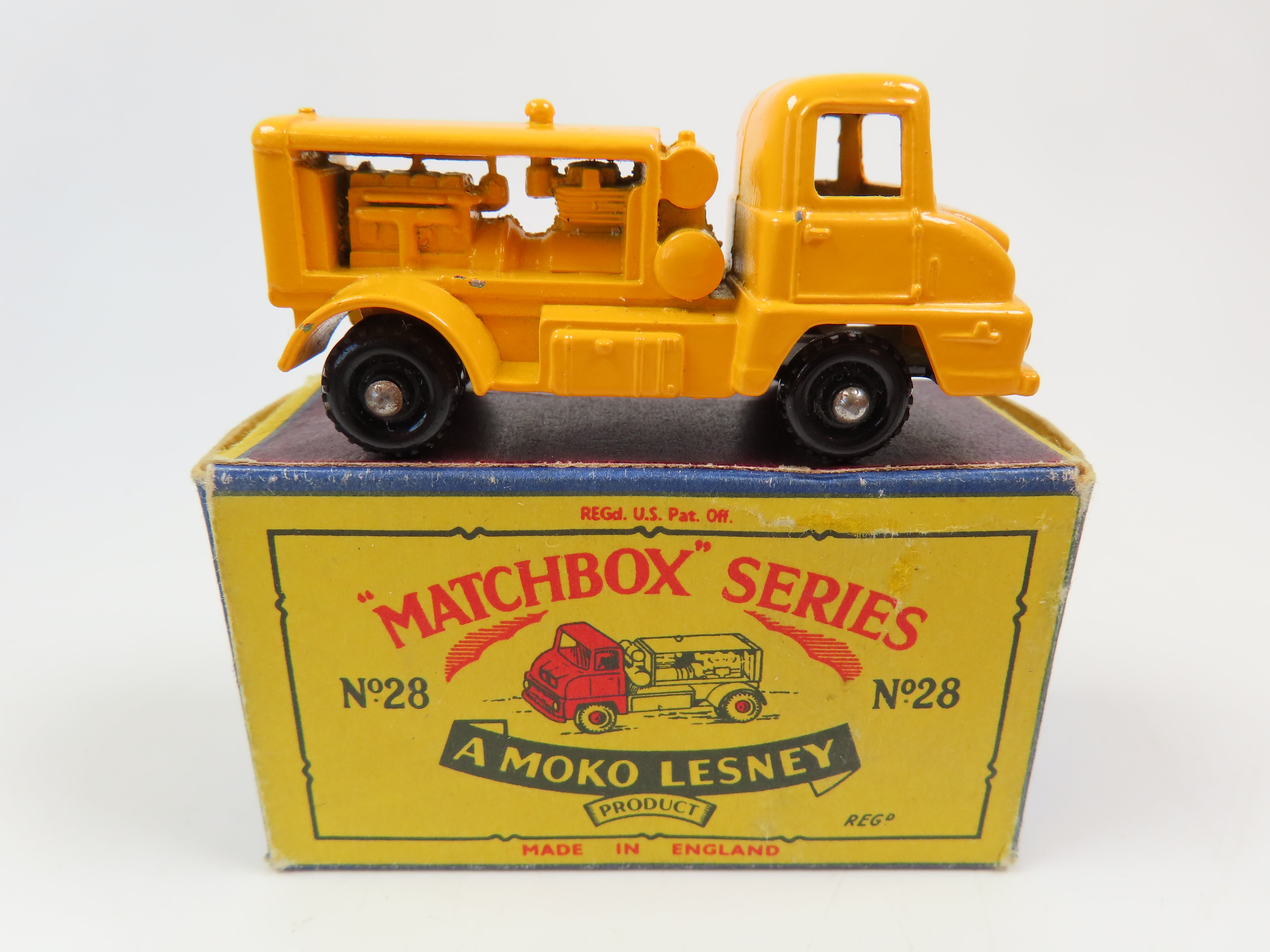 Matchbox No.28b Compressor Lorry, Very Near Mint/Boxed! – Andrew Clark ...
