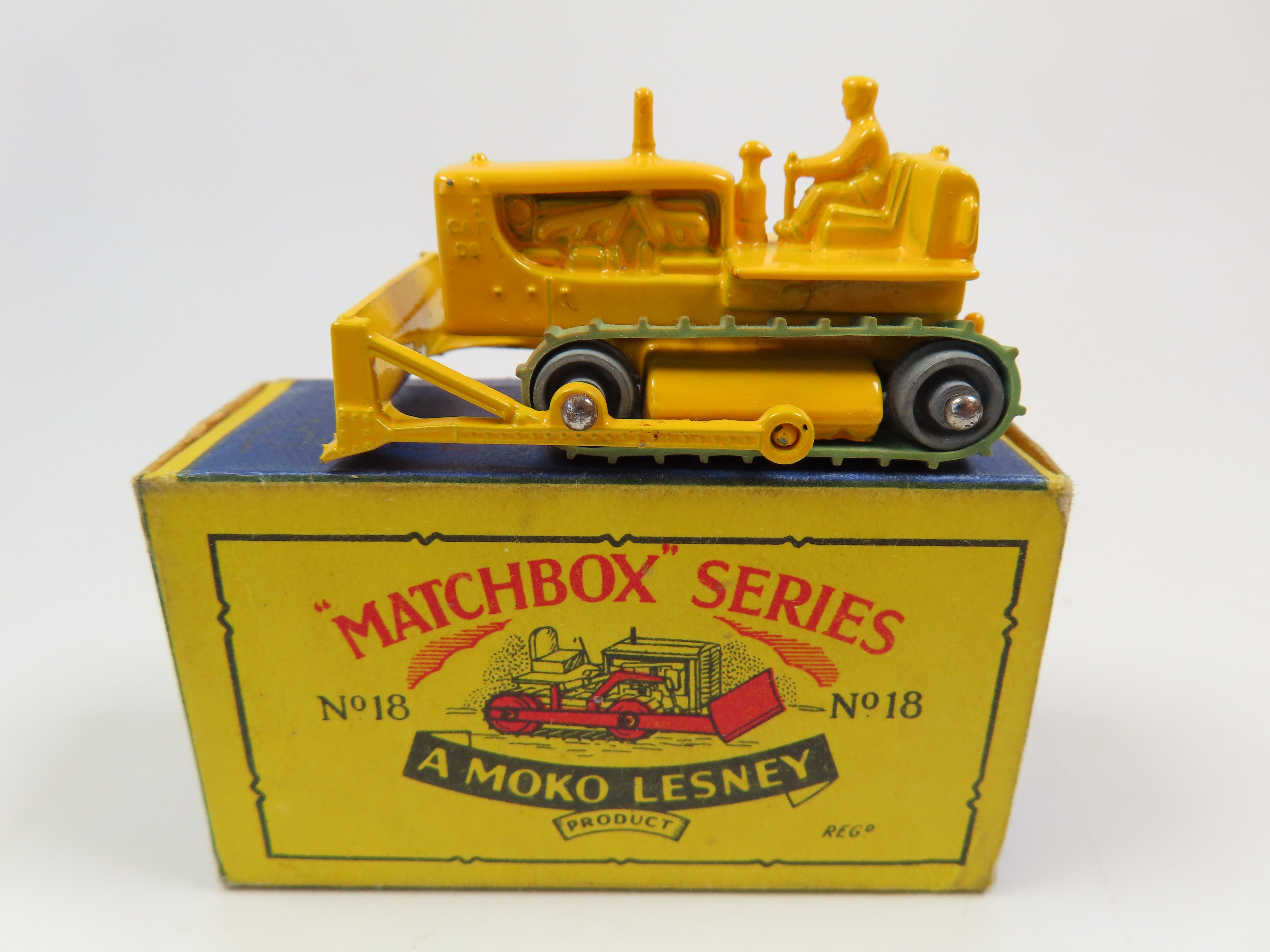Matchbox No.18b Bulldozer, 99% Mint/Boxed! – Andrew Clark Models