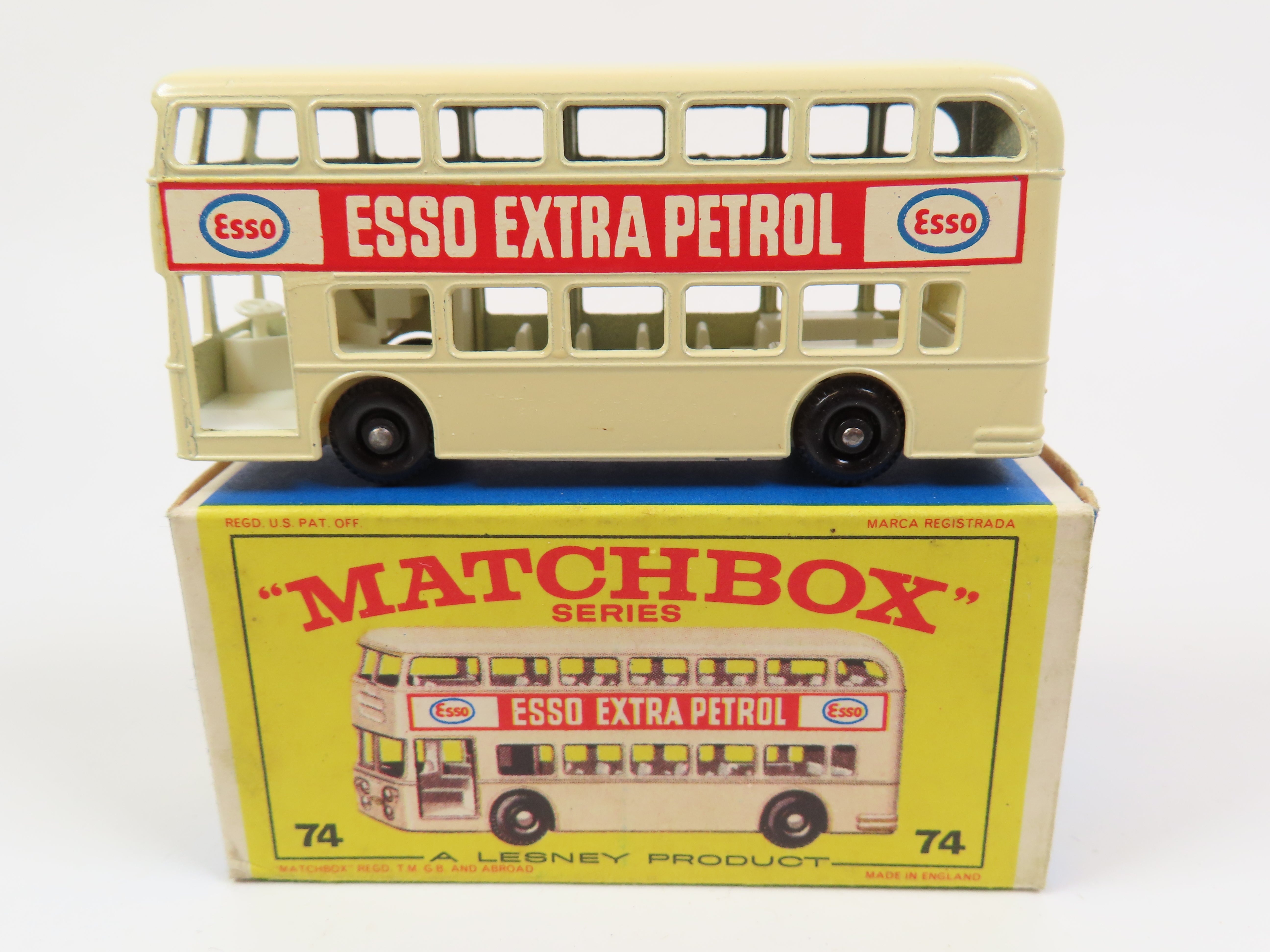 Matchbox No.74 Daimler Bus -Cream, 99% Mint/Boxed! – Andrew Clark Models