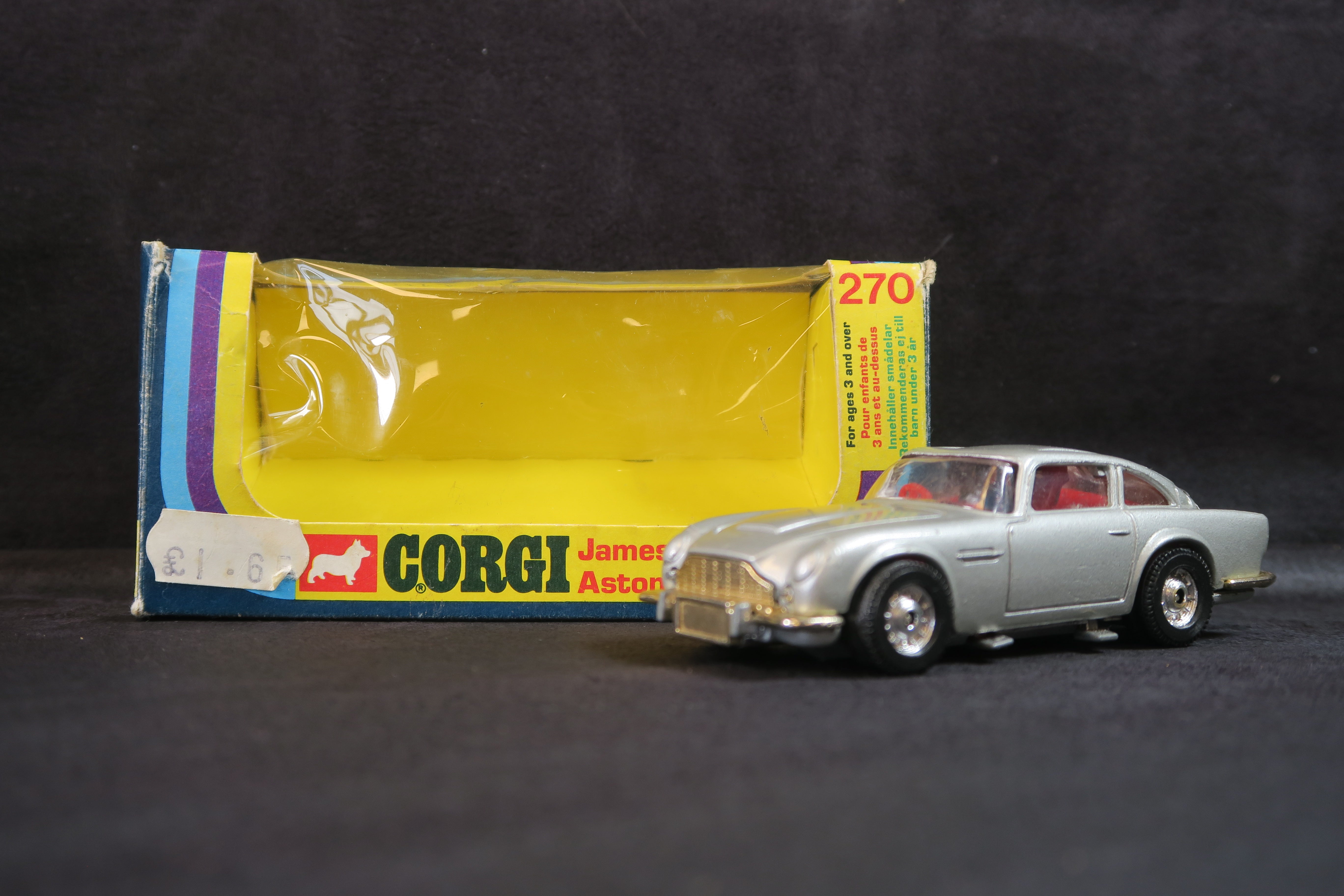 Corgi 270 James Bond Aston Martin, Very Near Mint/Boxed! – Andrew Clark ...