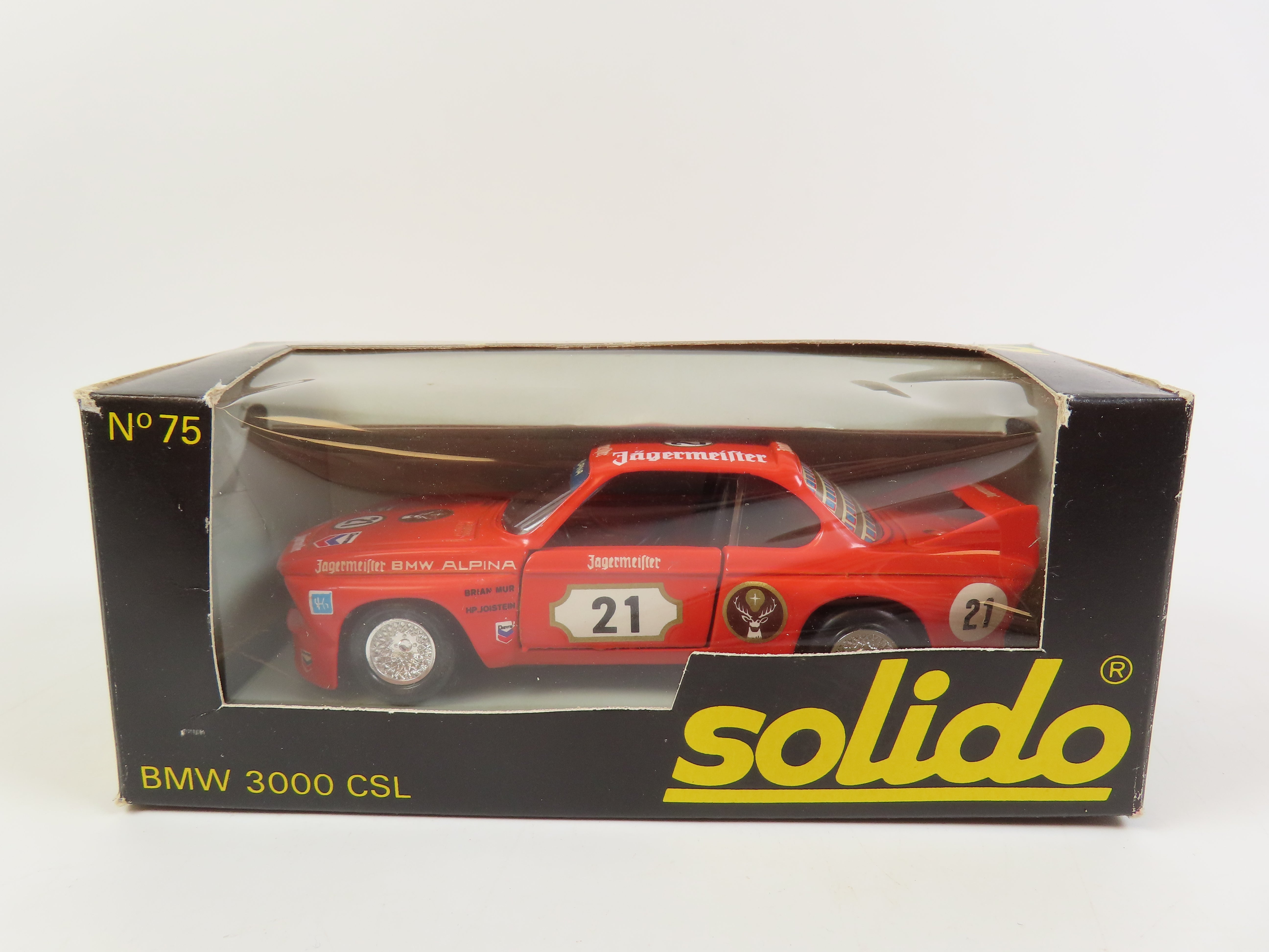 Solido No.75 BMW 3000 CSL, 1/43, Mint/Boxed! – Andrew Clark Models