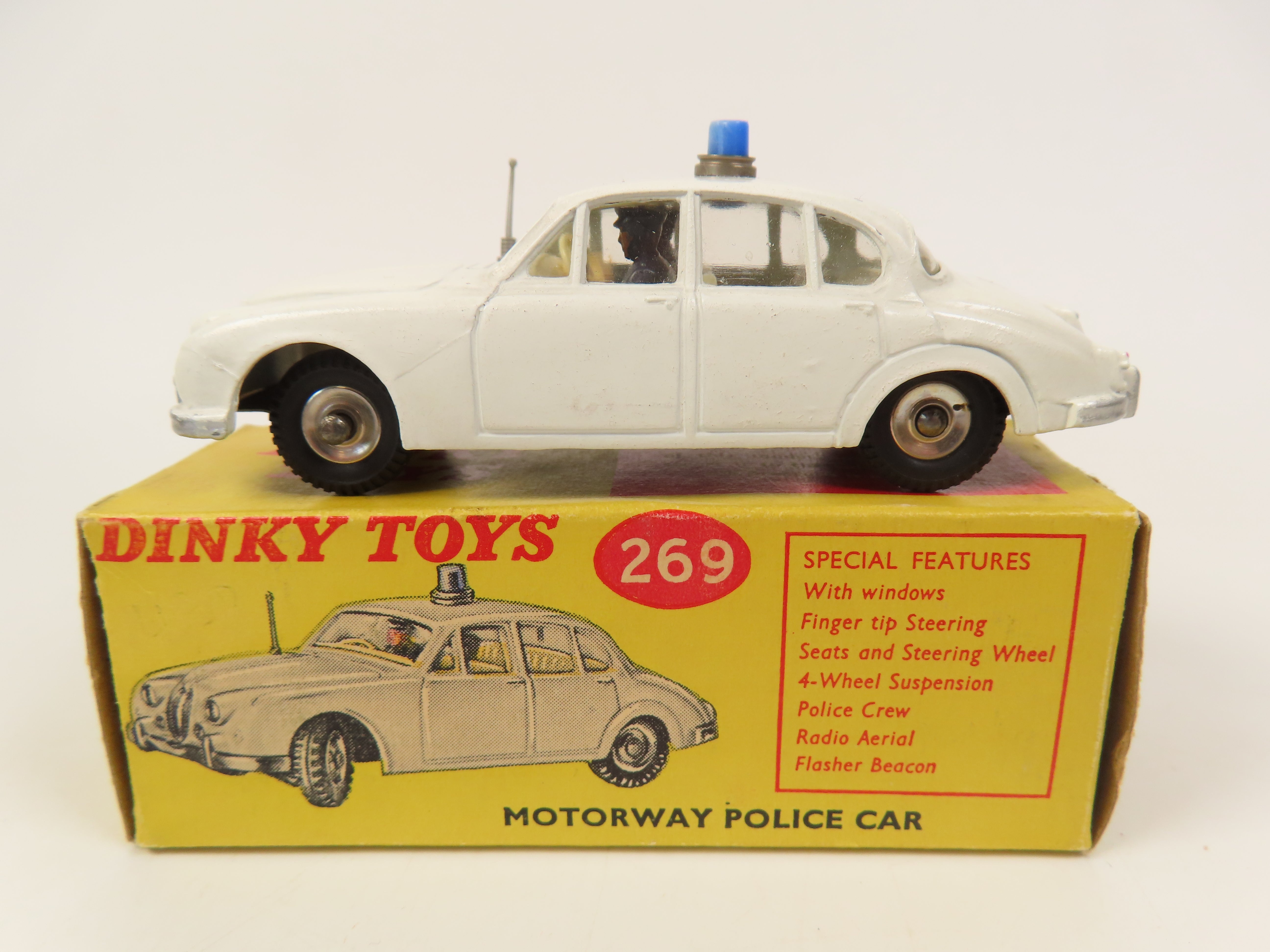 Dinky 269 Motorway Police Car, 99% Mint/Boxed! – Andrew Clark Models