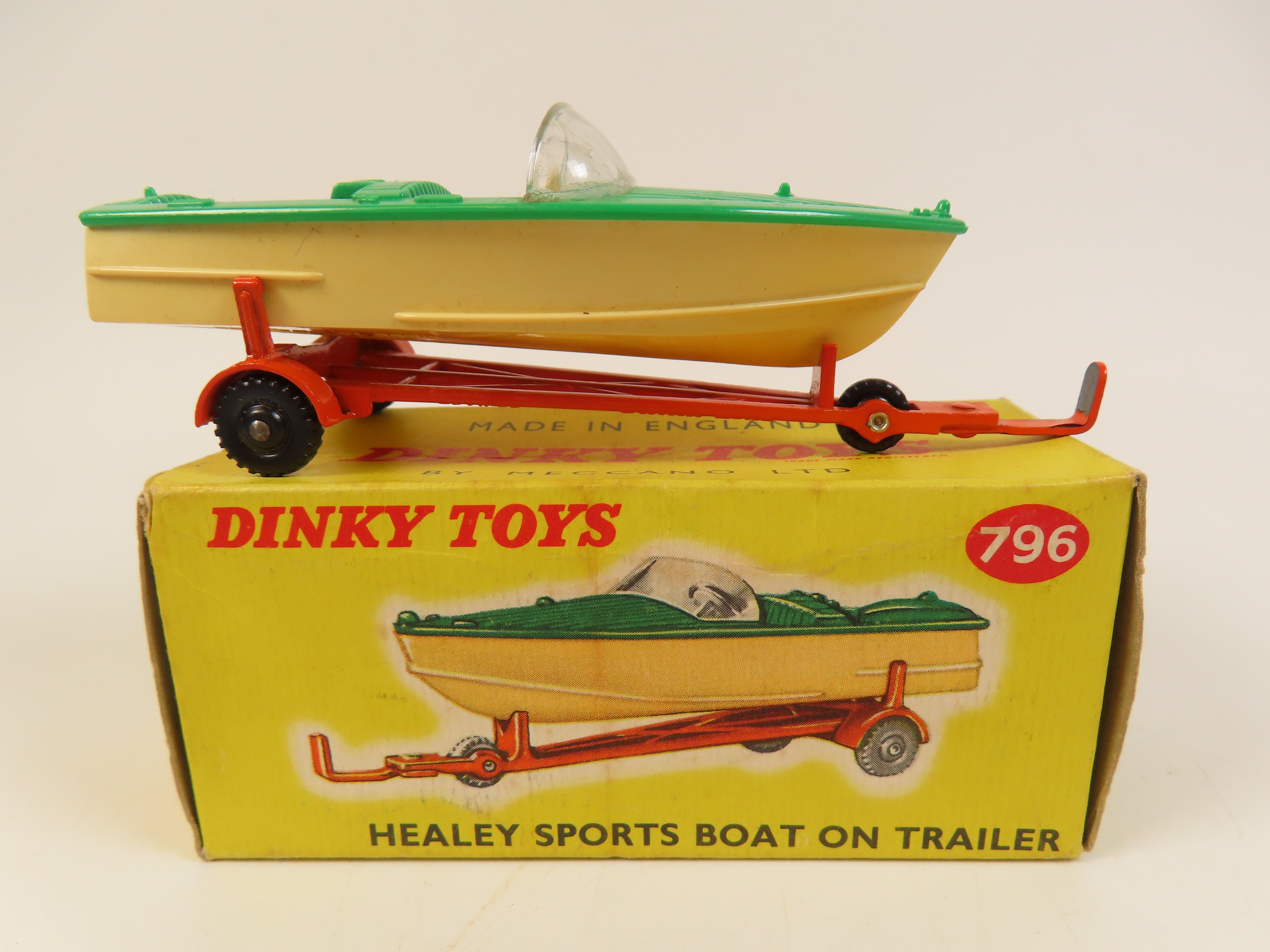 Dinky 796 Healey Sports Boat on Trailer, Very Near Mint/Boxed! – Andrew ...