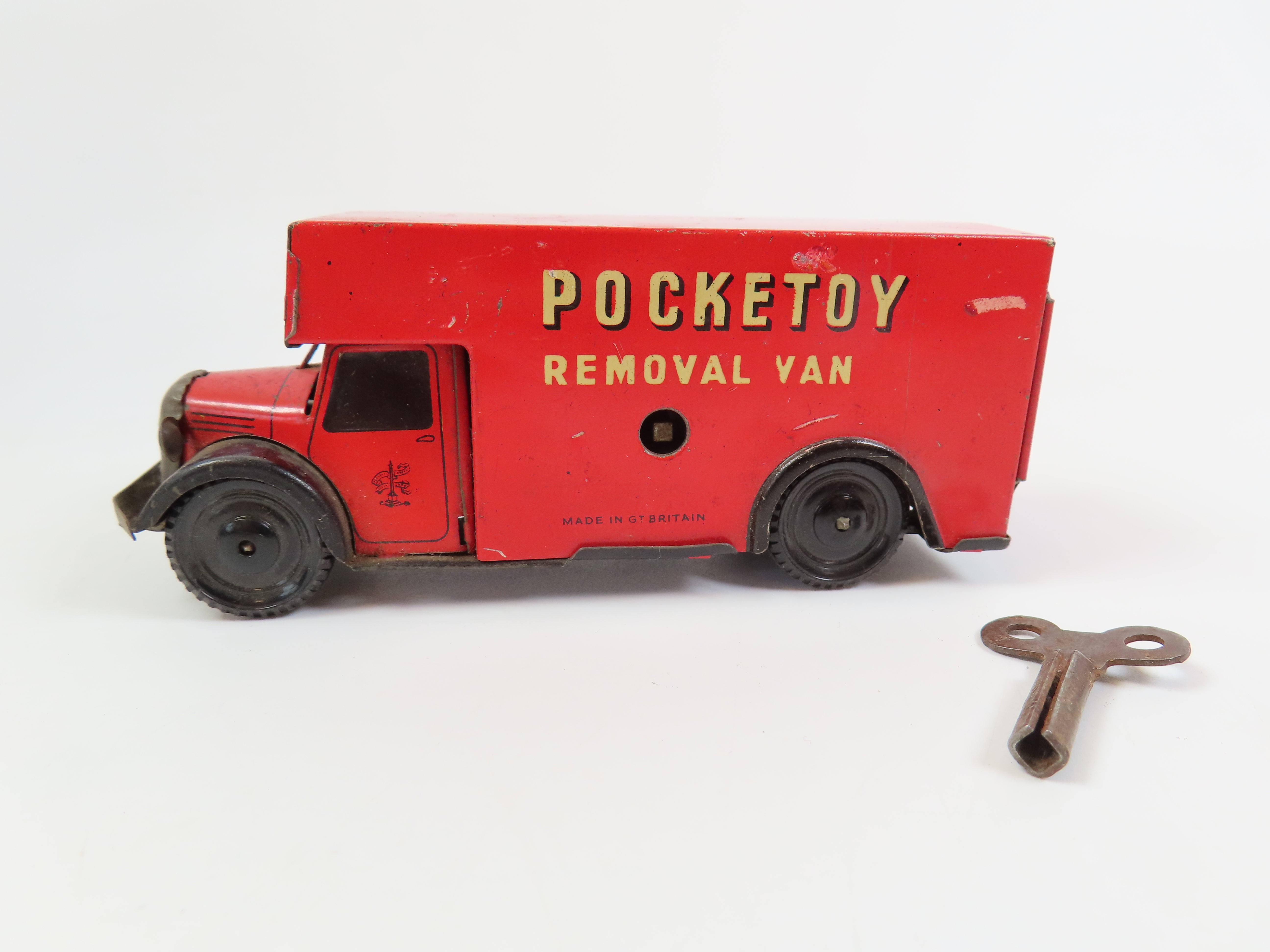 Wells Brimtoy Tinplate Pocketoy Removal Van, Original! – Andrew Clark ...