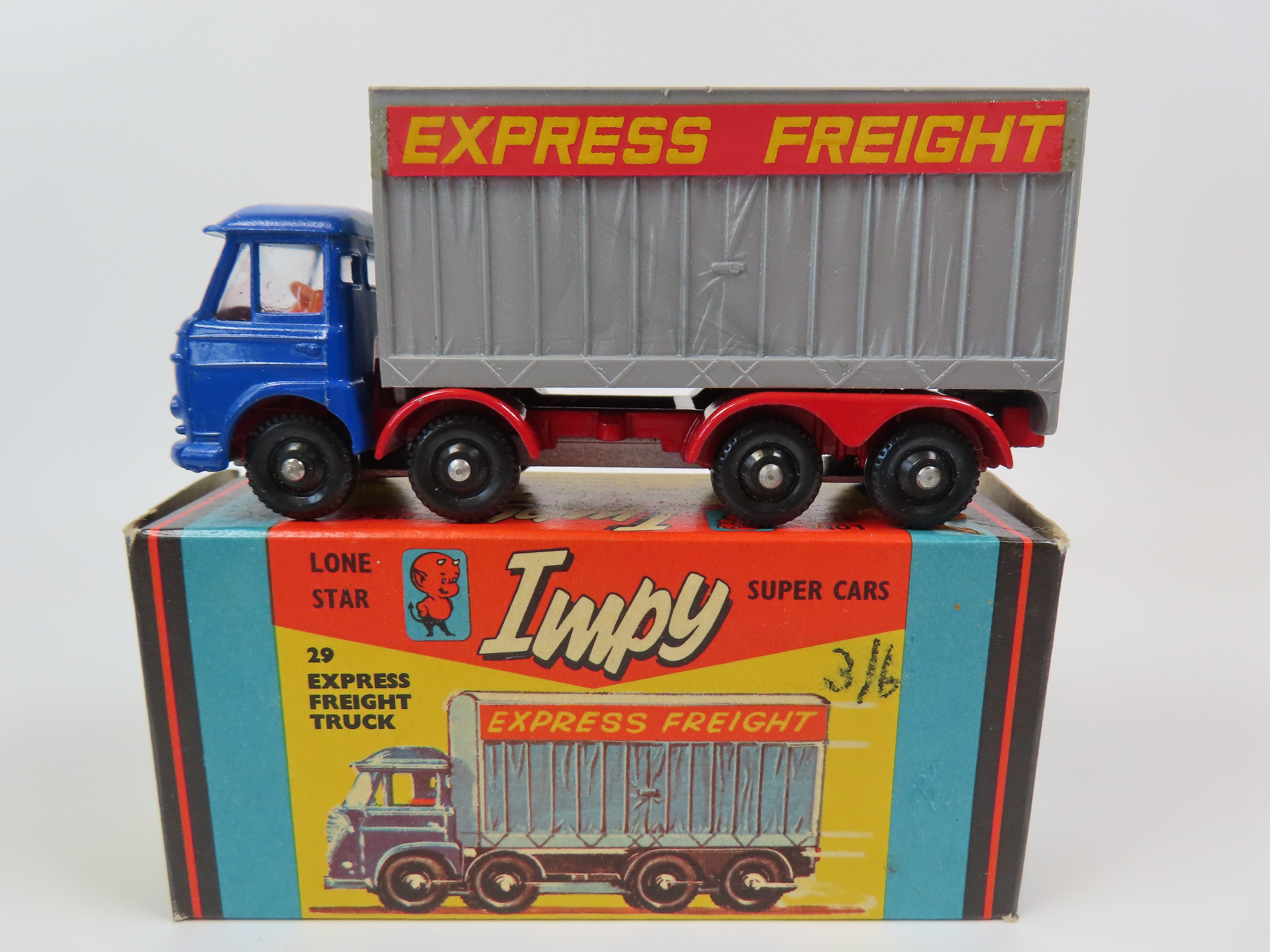 Impy Lone Star 29 - Express Freight Truck - Blue/Red - 99 % Mint Boxed ...