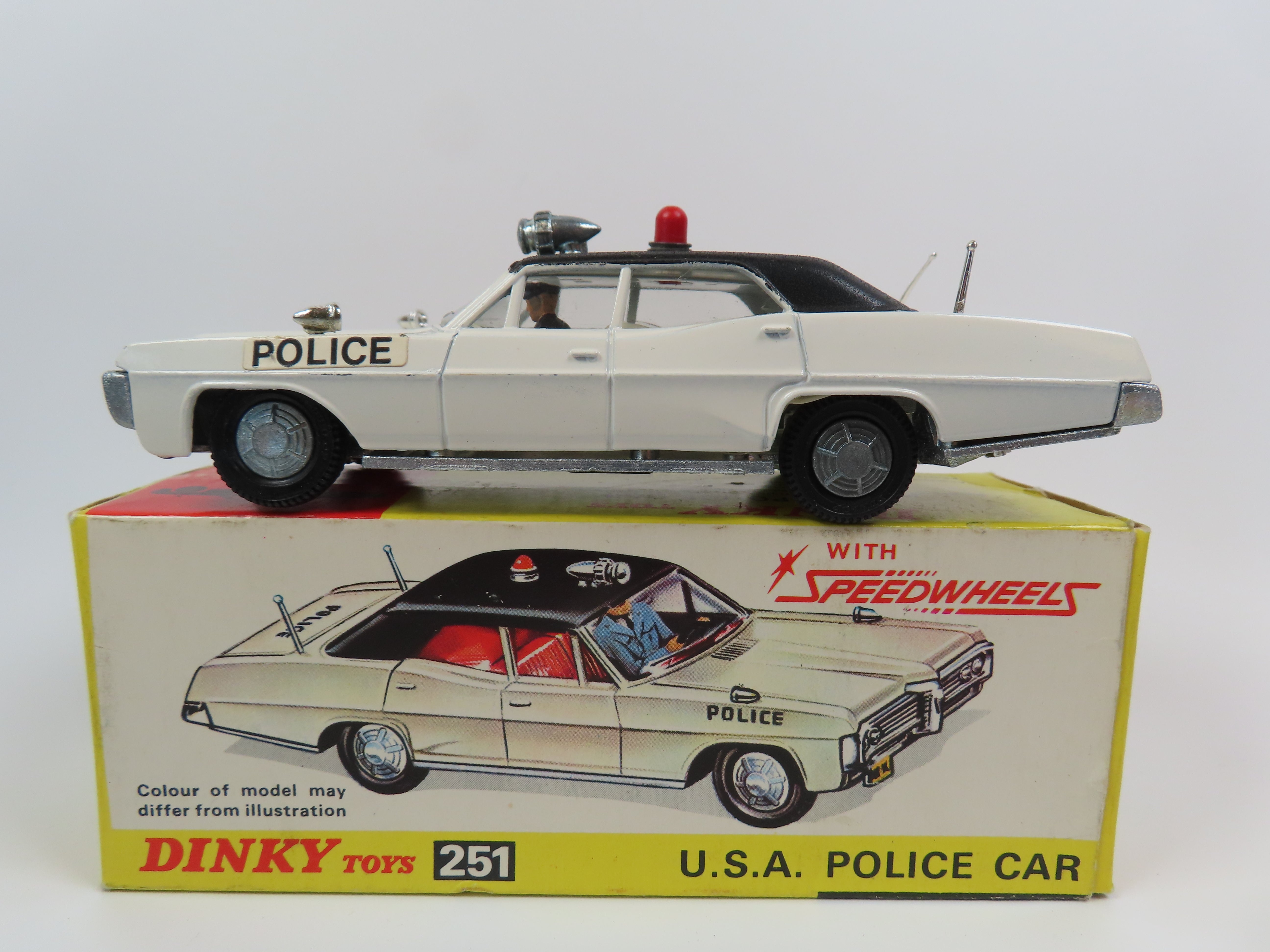 Dinky 251 U.S.A. Police Car, 99% Mint/Boxed! – Andrew Clark Models