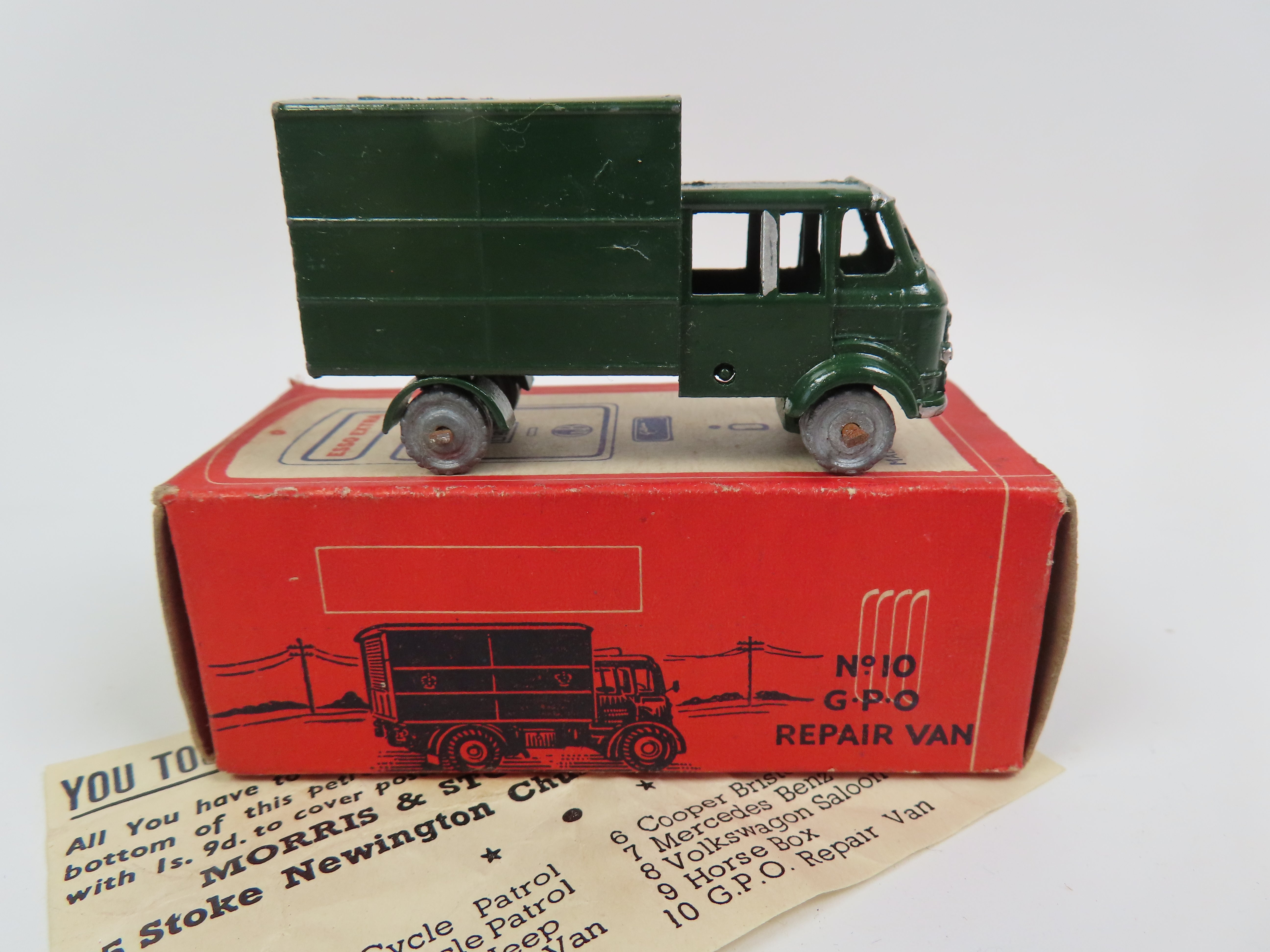 Morestone No 10 - GPO Repair Van - Green - 99% Mint Boxed! – Andrew ...