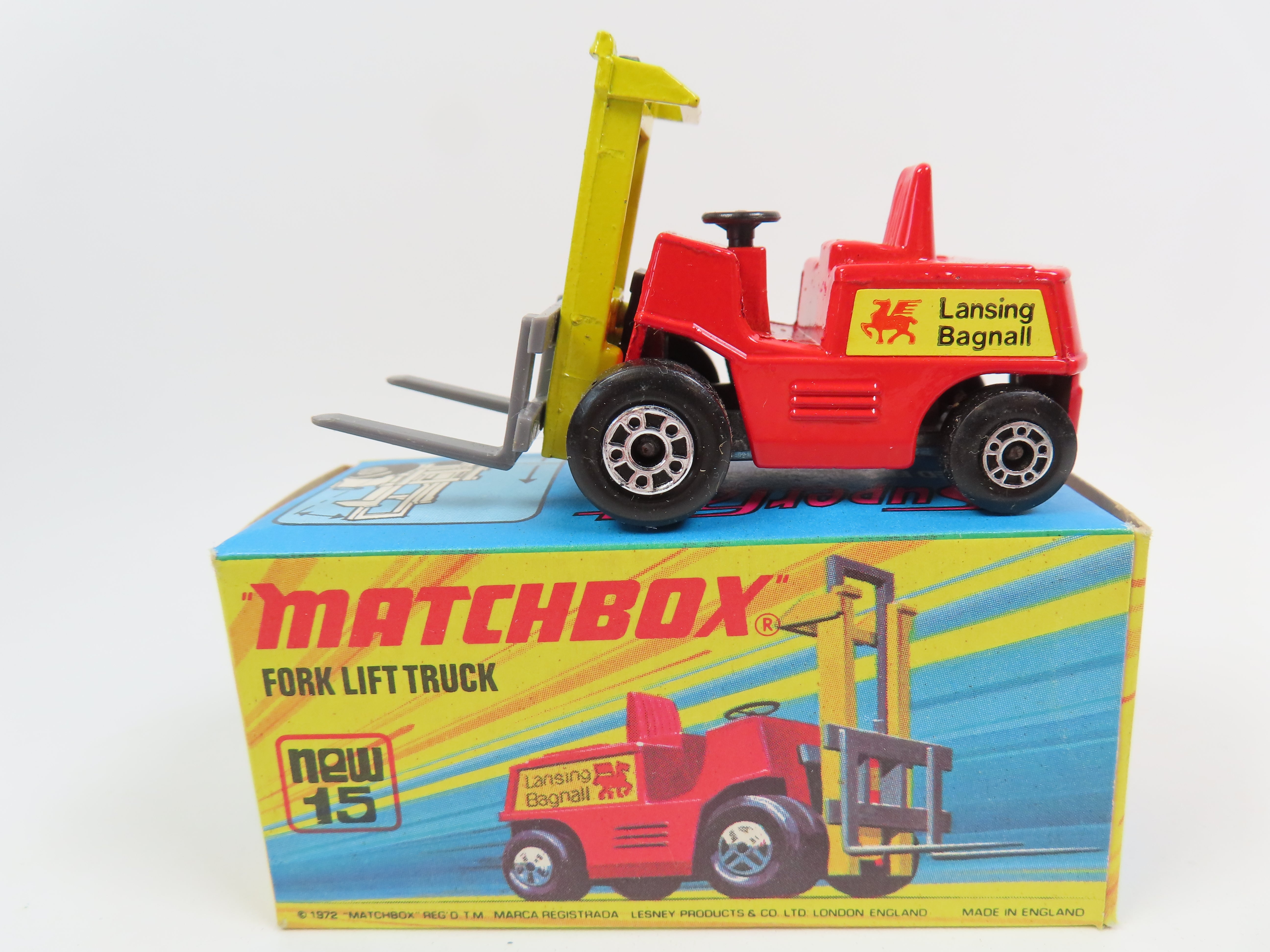 Matchbox 18 Fork Lift Truck - Red/yellow/grey - Mint Boxed! – Andrew ...