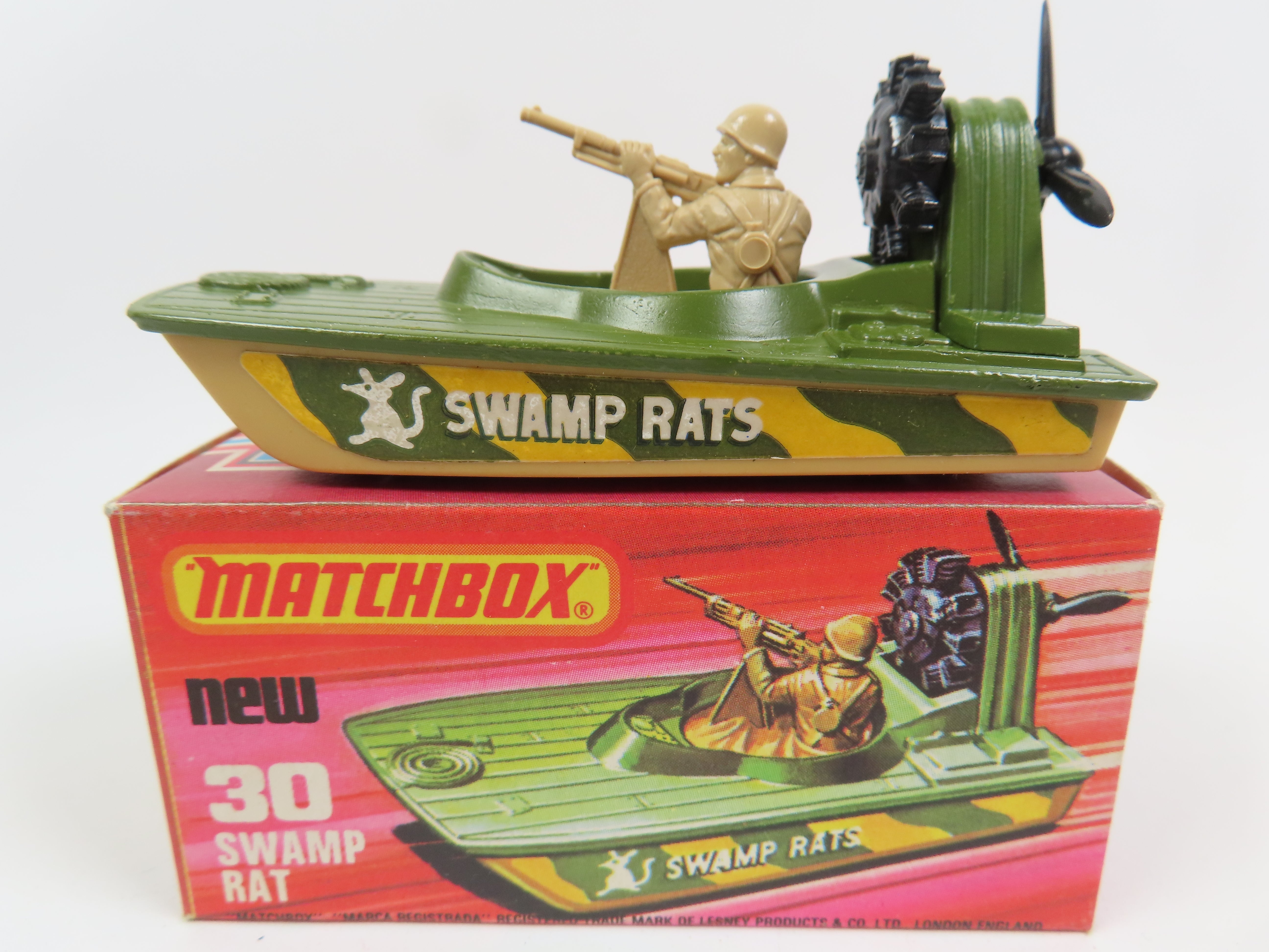 Matchbox Superfast 30 Swamp Rat - Military Green - Mint Boxed! – Andrew ...