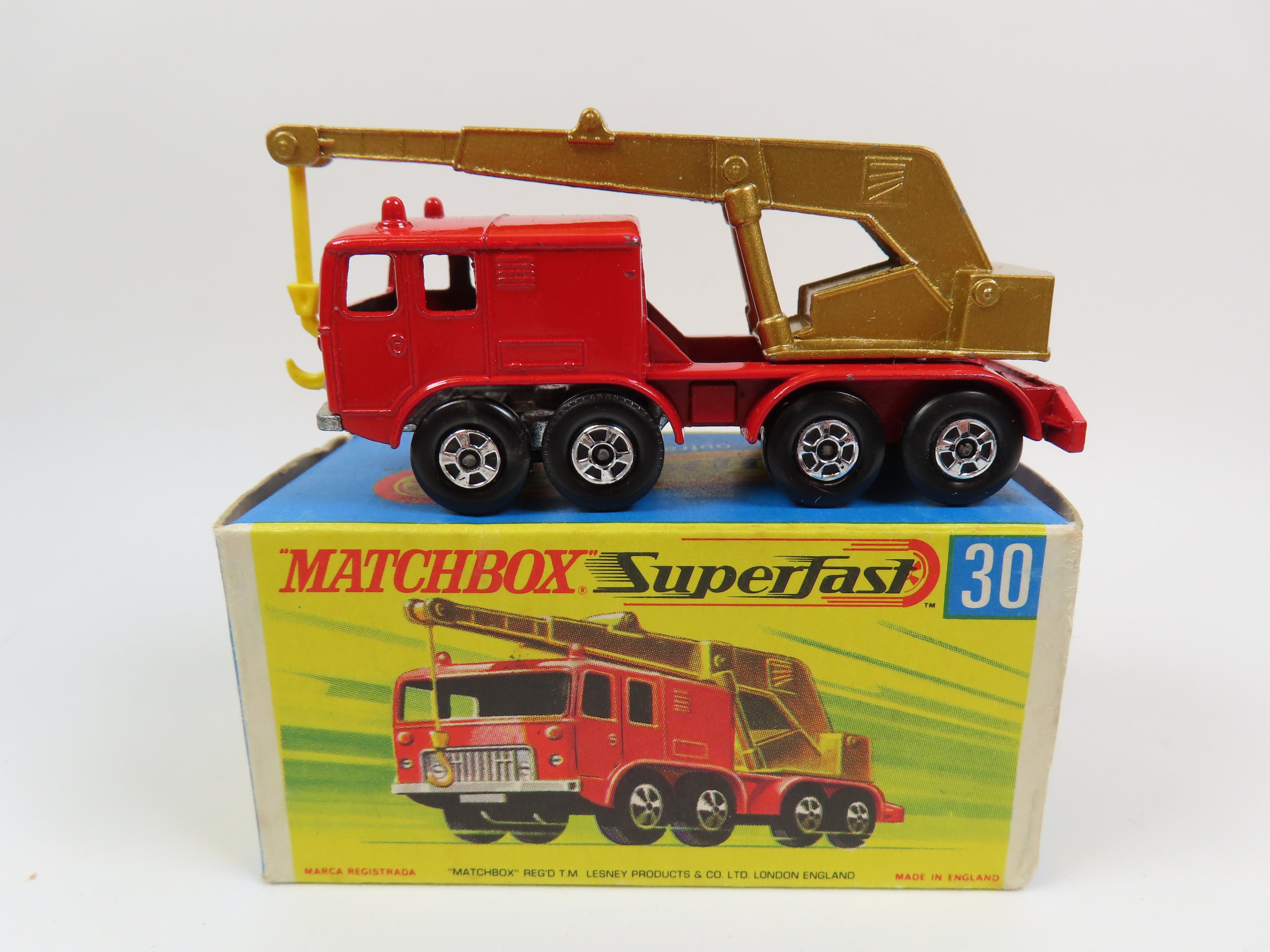Matchbox Superfast 30 8-Wheel Crane, Very Near Mint/Boxed! – Andrew ...