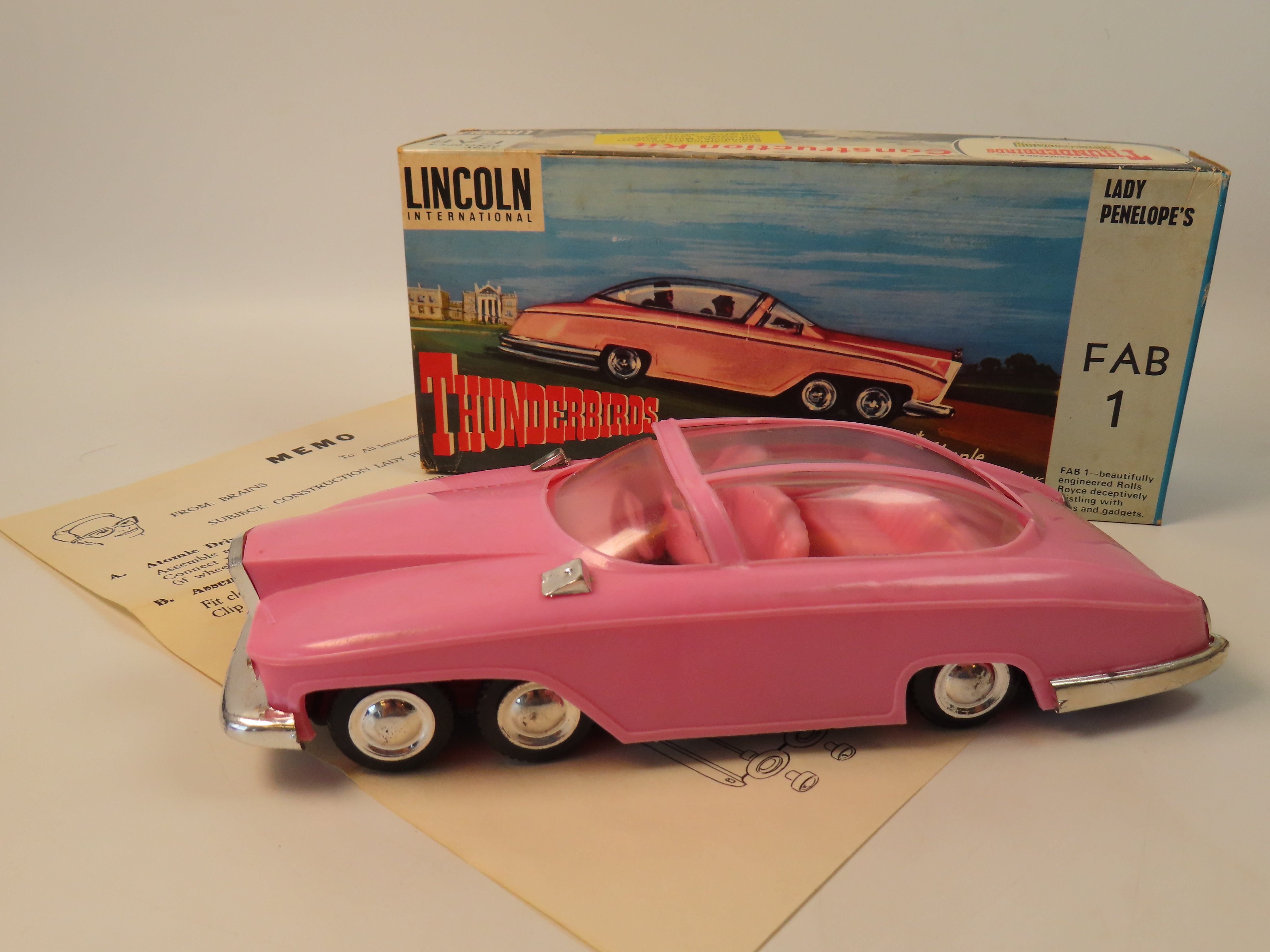 Lincoln International Lady Penelope's Fab 1 - Thunderbirds Contruction ...
