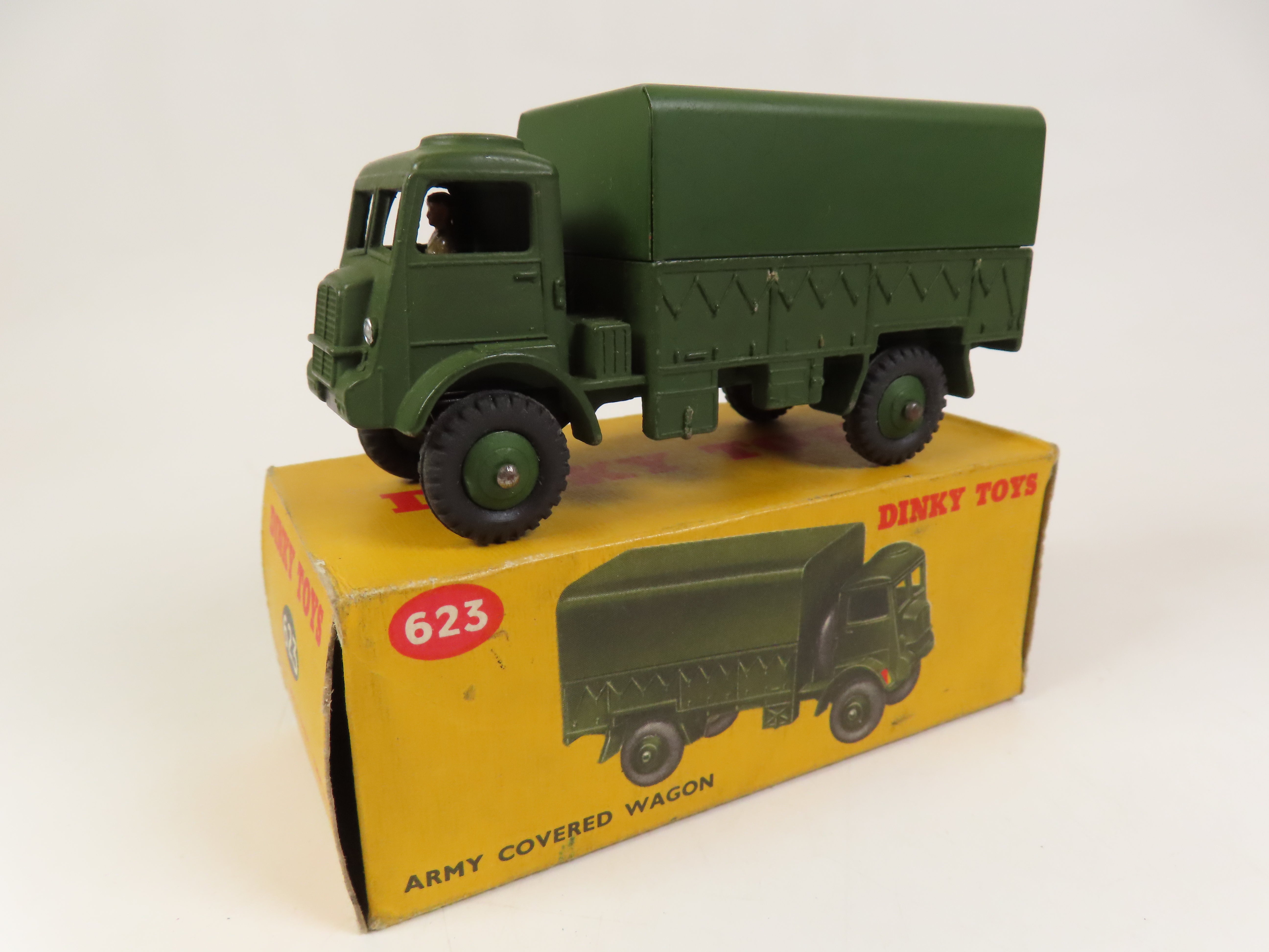 Dinky 623 Army Covered Wagon, Very Near Mint/Boxed! – Andrew Clark Models
