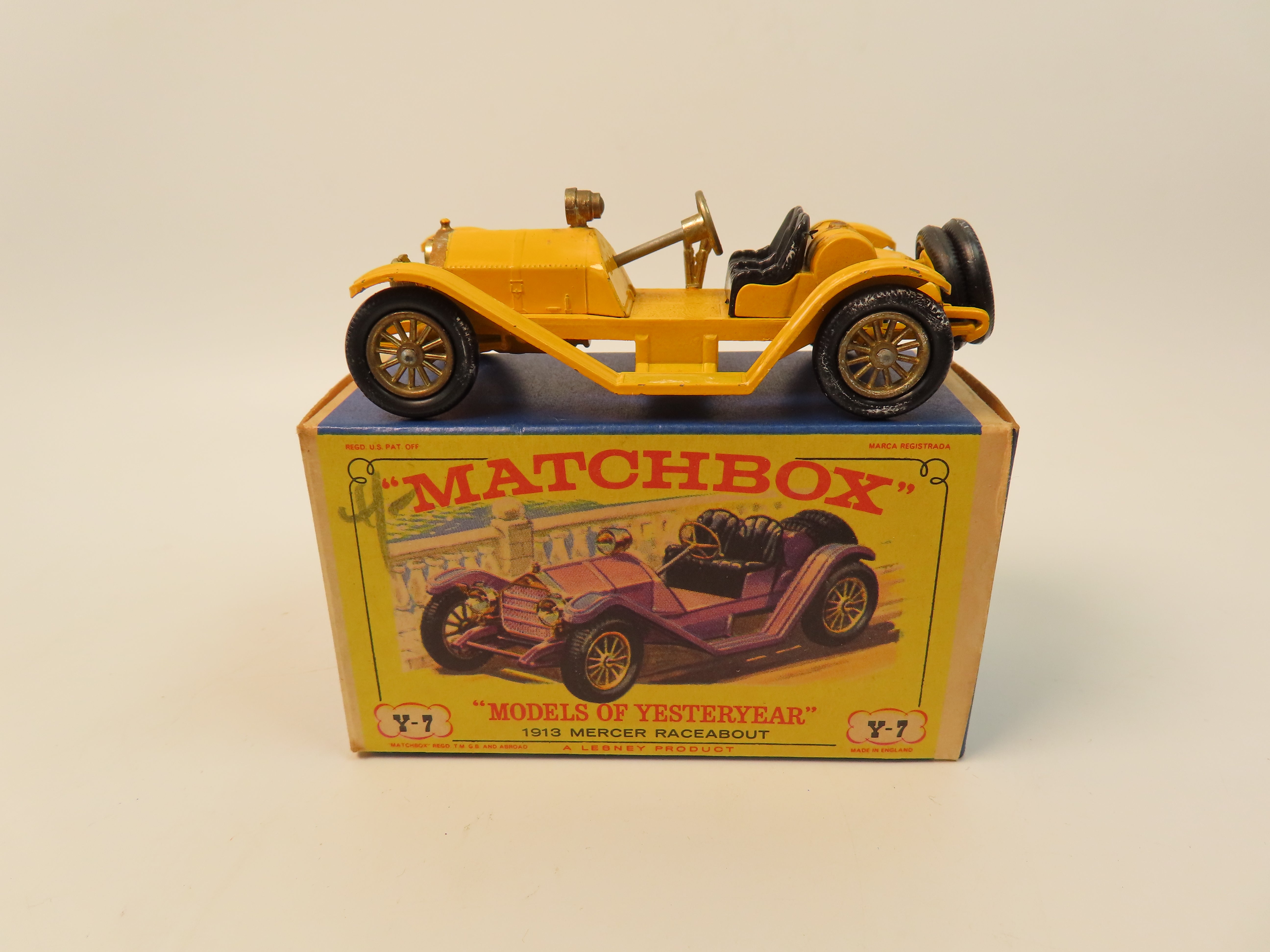 Matchbox Yesteryear Y7 - 1913 Mercer Raceabout - Near mint/boxed ...