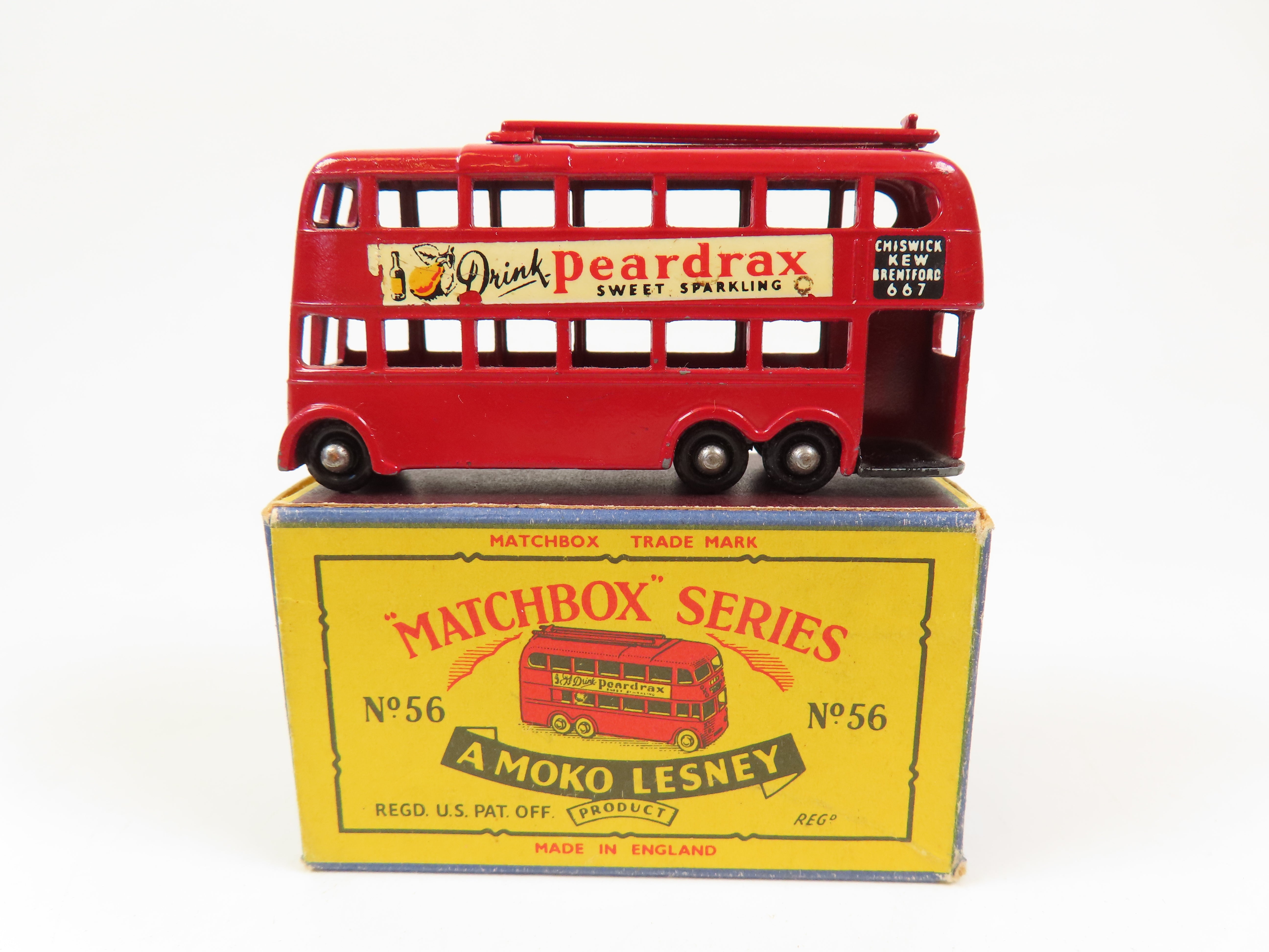 Matchbox No.56 Trolley Bus 'Peardrax', Very Near Mint/Boxed! – Andrew ...