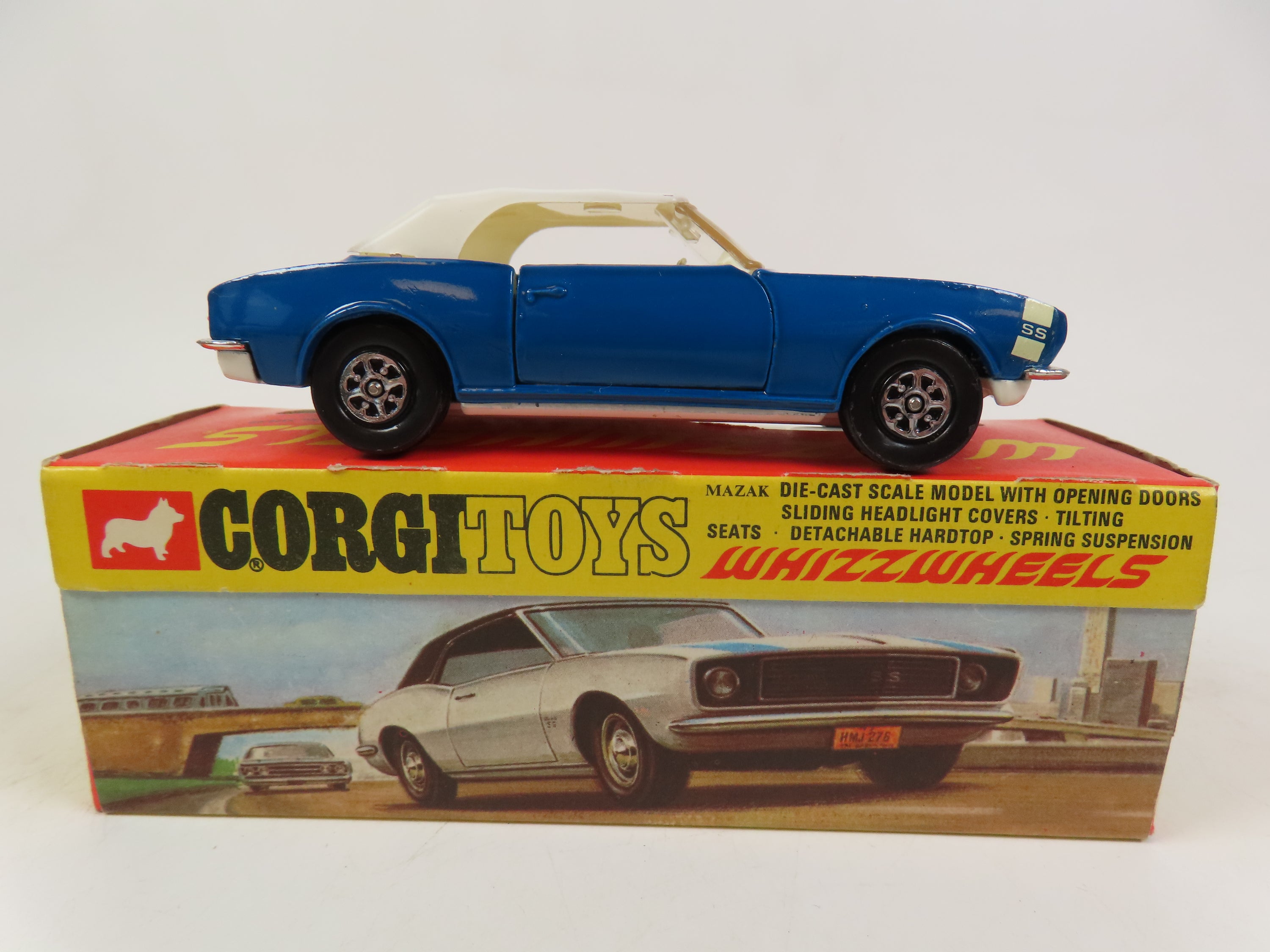 Corgi Whizzwheels 304 Chevrolet SS350 Camaro, 99% Mint/Boxed! Rare ...
