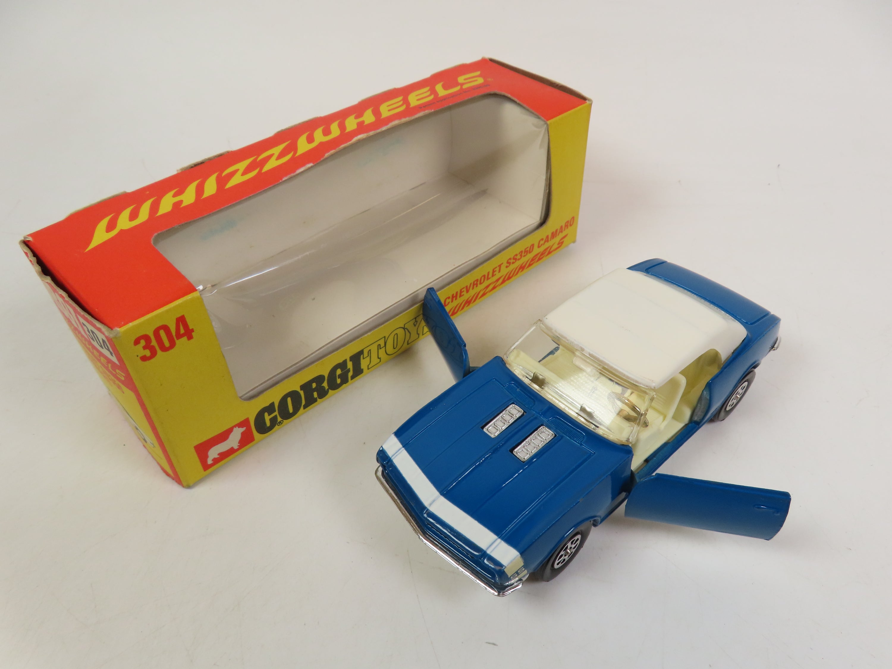Corgi Whizzwheels 304 Chevrolet SS350 Camaro, 99% Mint/Boxed! Rare ...