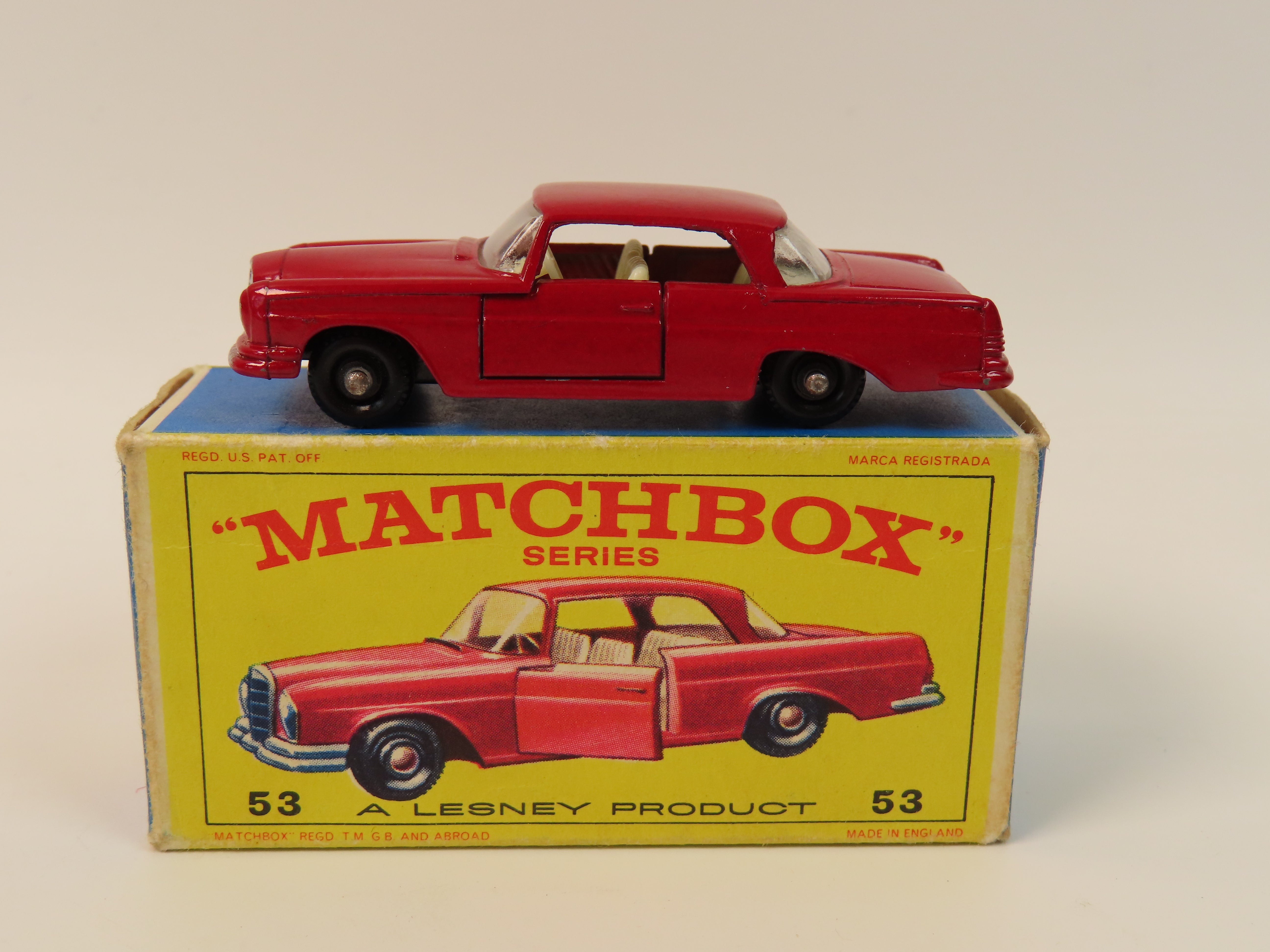 Matchbox Series No. 53 Mercedes-Benz Coupe, Very Near Mint/Boxed ...