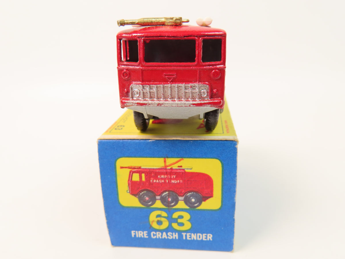 Matchbox 63 - Fire Crash Tender - very near mint boxed! – Andrew Clark ...