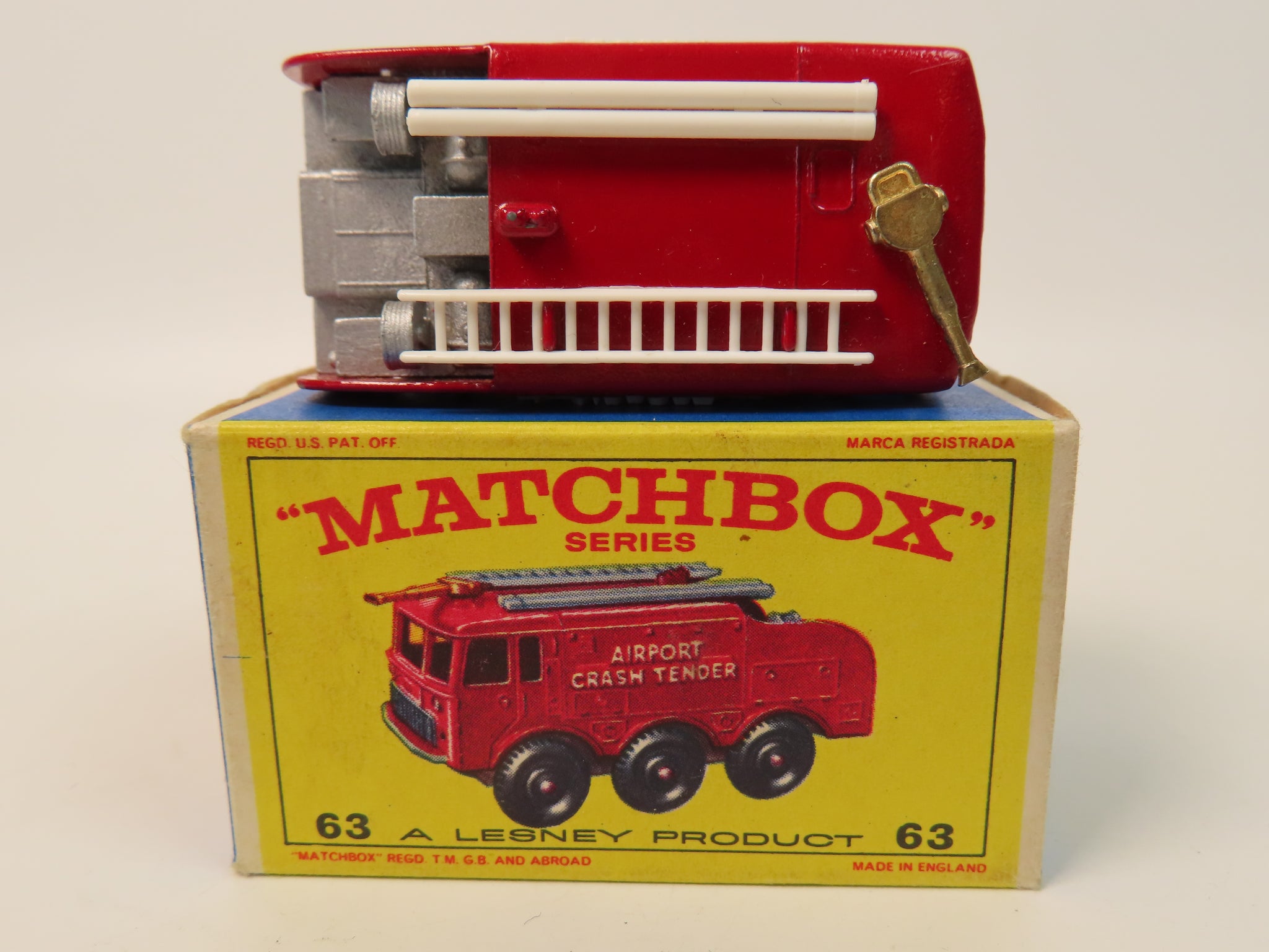 Matchbox 63 - Fire Crash Tender - very near mint boxed! – Andrew Clark ...