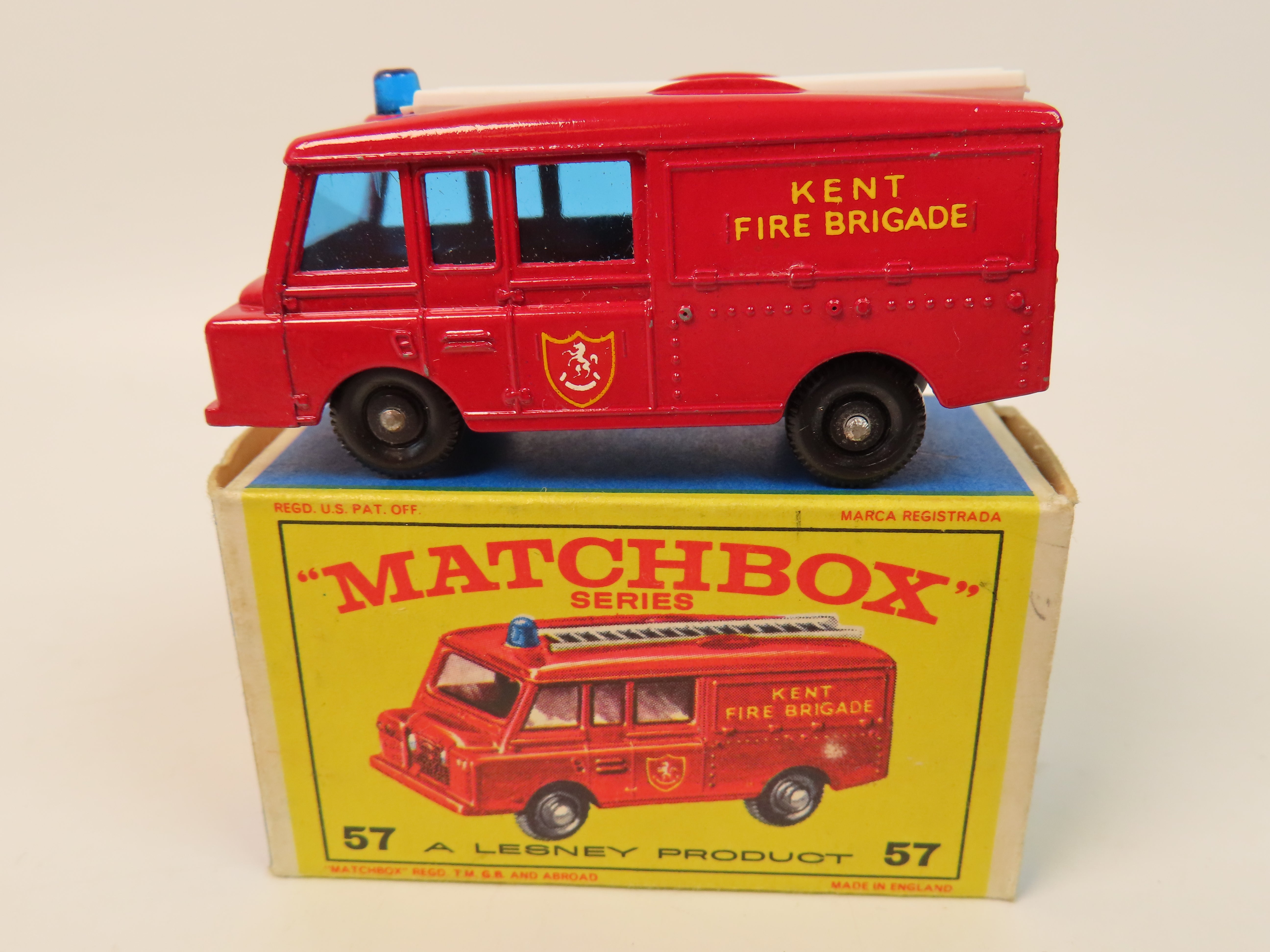 Matchbox 57 - Land Rover Fire Truck - Red - 99% Mint boxed! – Andrew ...
