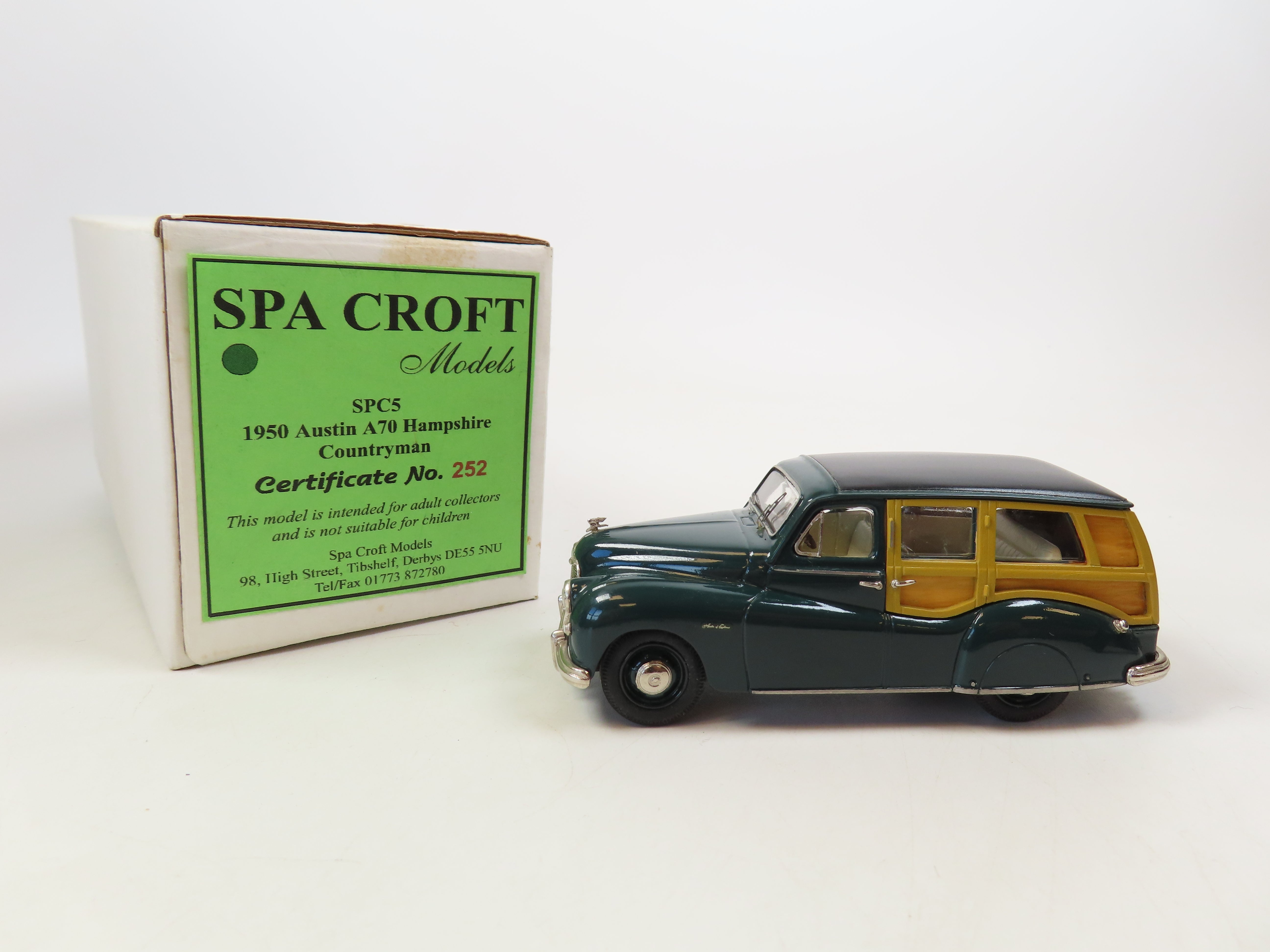 Spa Croft Models SPC5 1950 Austin A70 Hampshire Countryman, 1/43, Mint ...