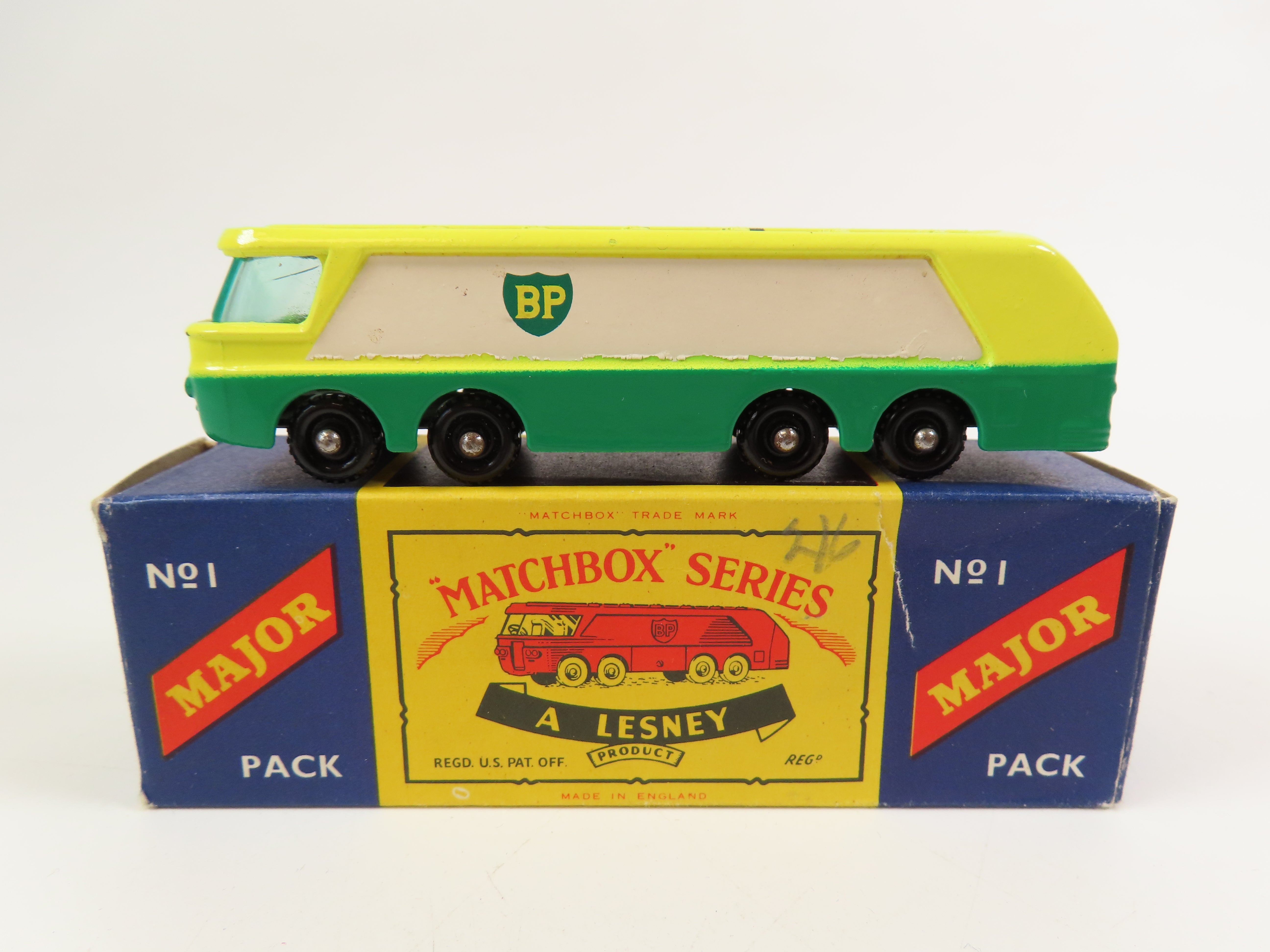 Matchbox Major Pack No.1 B.P. Petrol Tanker, Very Near Mint/Boxed ...