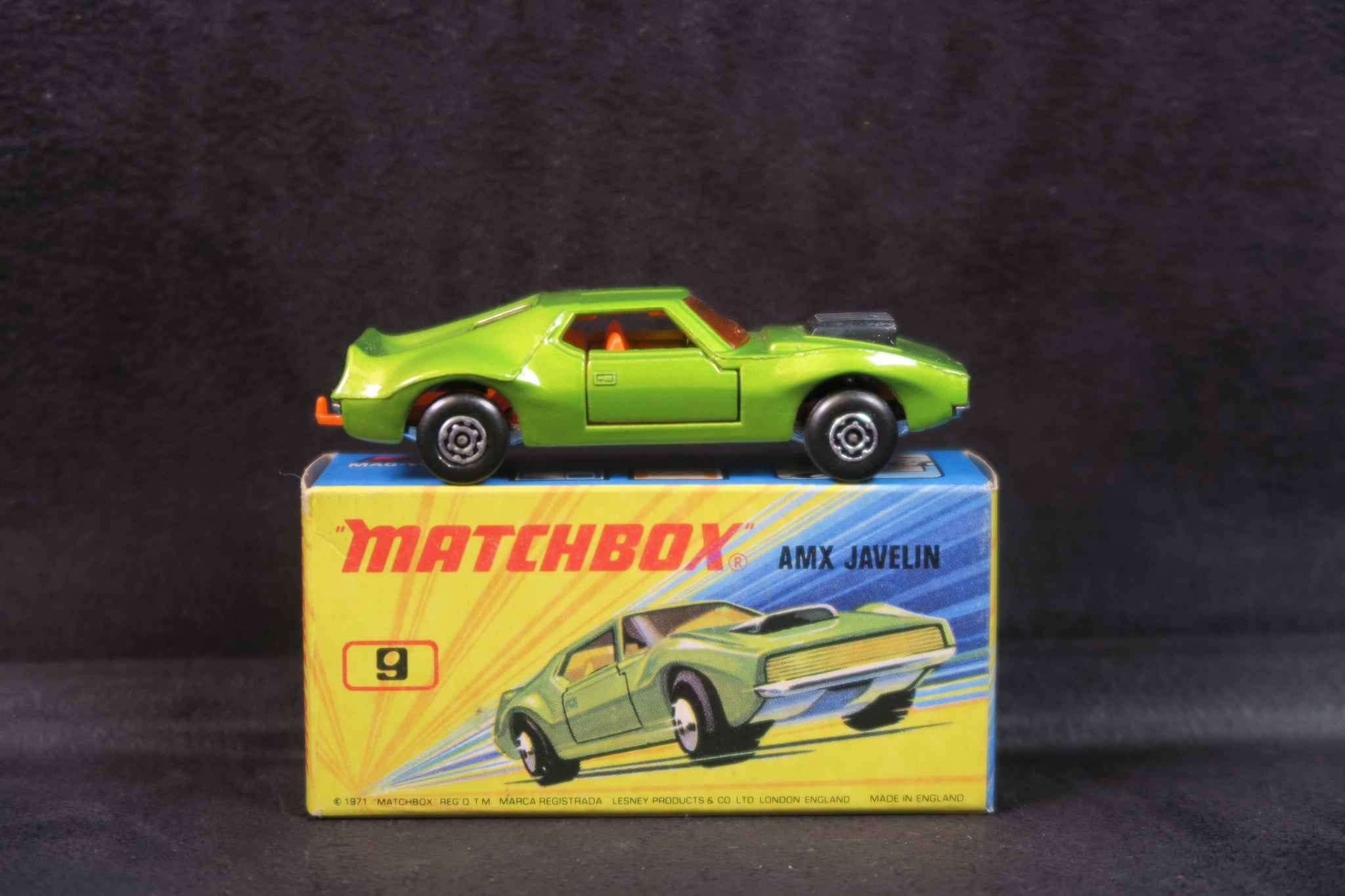 Matchbox Superfast 9 AMX Javelin, Scarce Orange Interior, Mint/Boxed ...