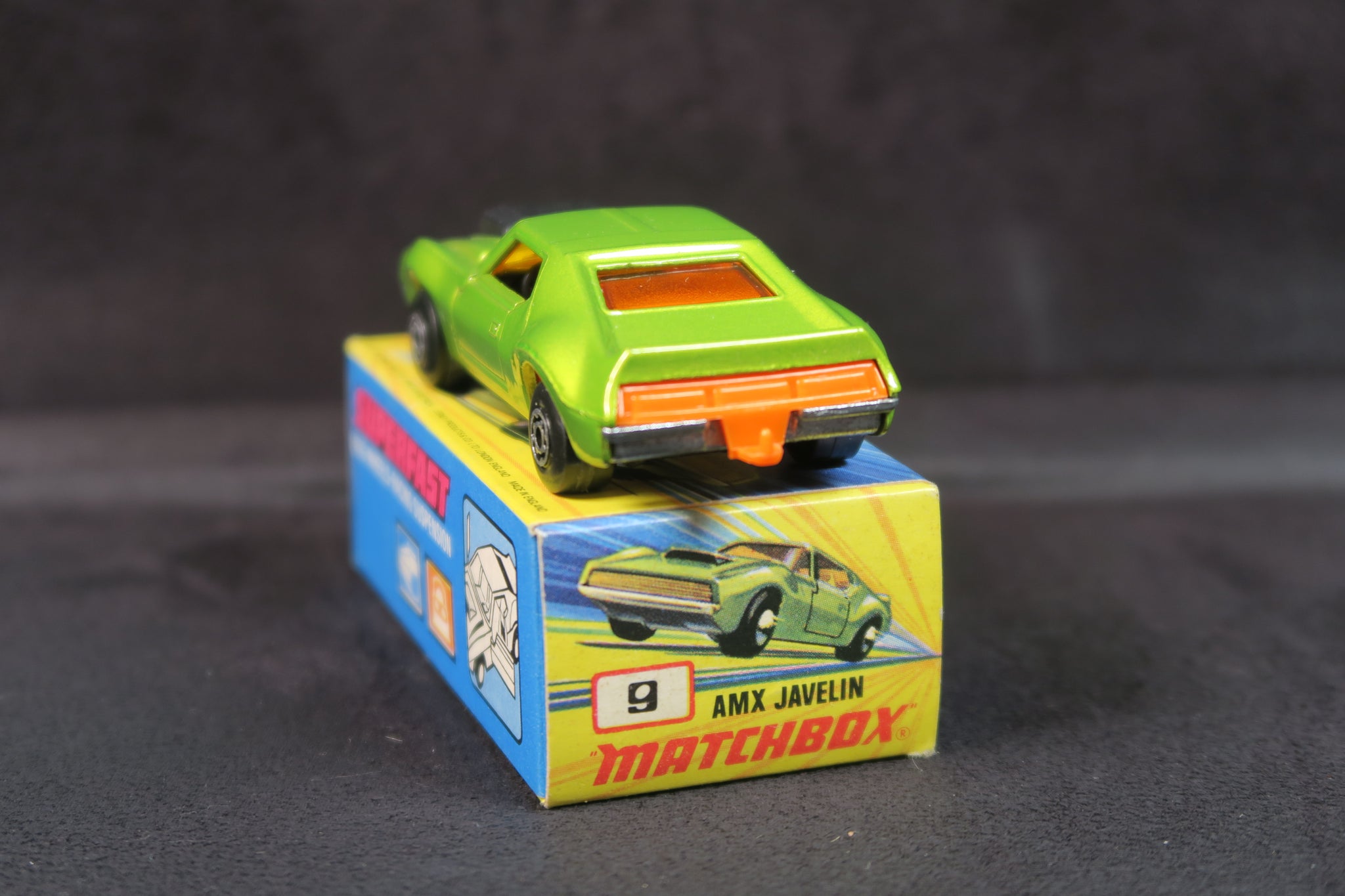 Matchbox Superfast 9 AMX Javelin, Scarce Orange Interior, Mint/Boxed ...