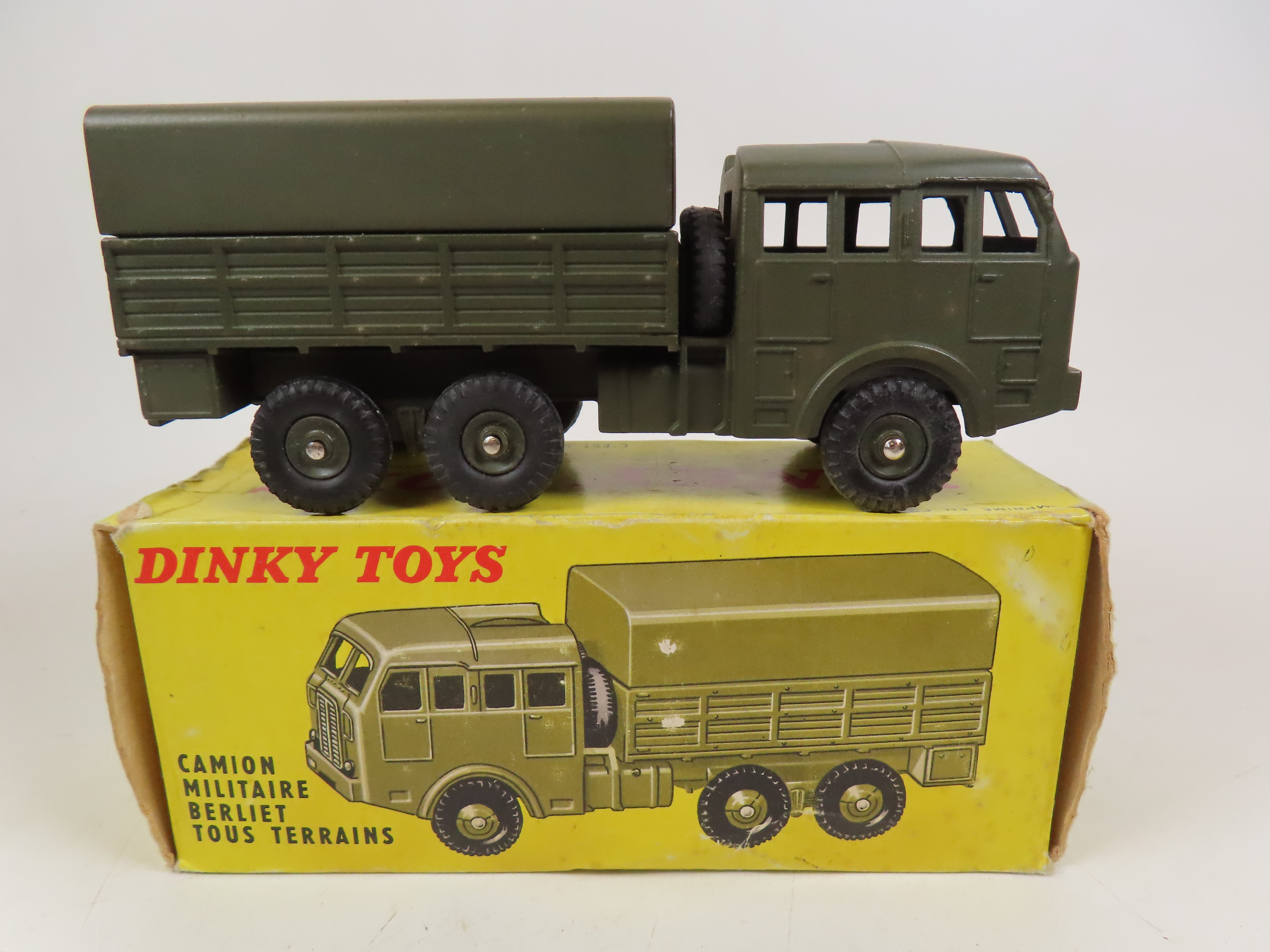 French Dinky 818 Berliet All Terrain Military Truck, Near Mint/Boxed ...