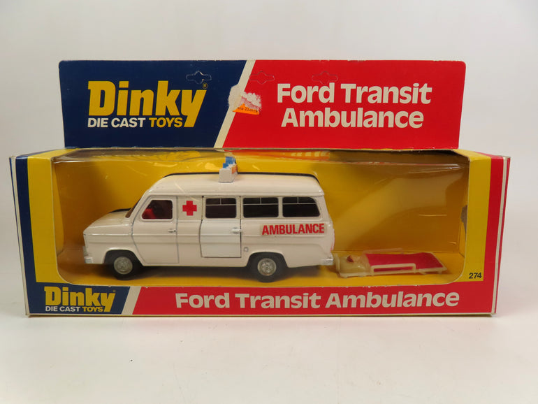 Dinky 274 Ford Transit Ambulance, 99% Mint/Boxed! – Andrew Clark Models