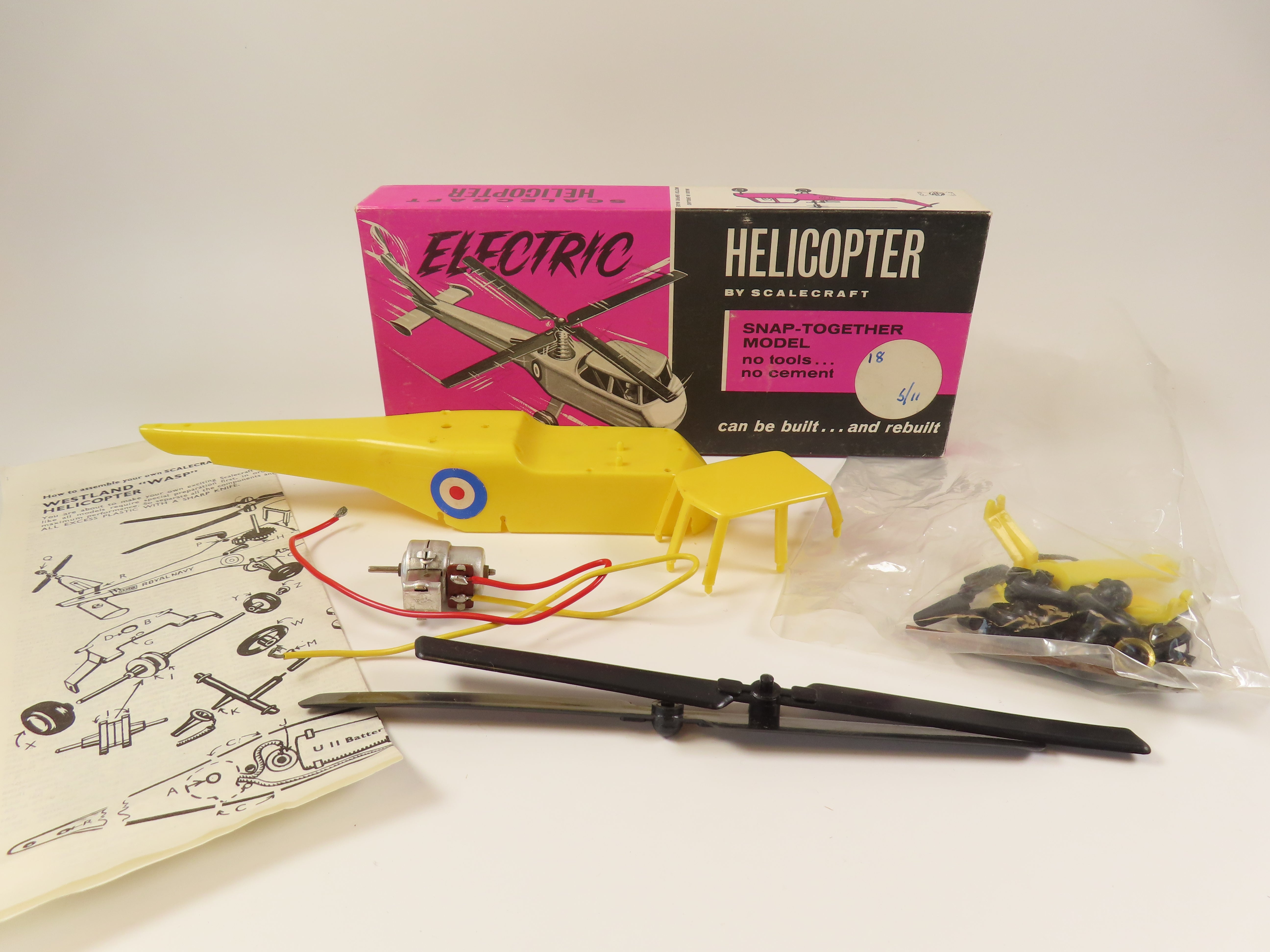 Scalecraft Kits Electric Helicopter, 99% Mint/Boxed! – Andrew Clark Models