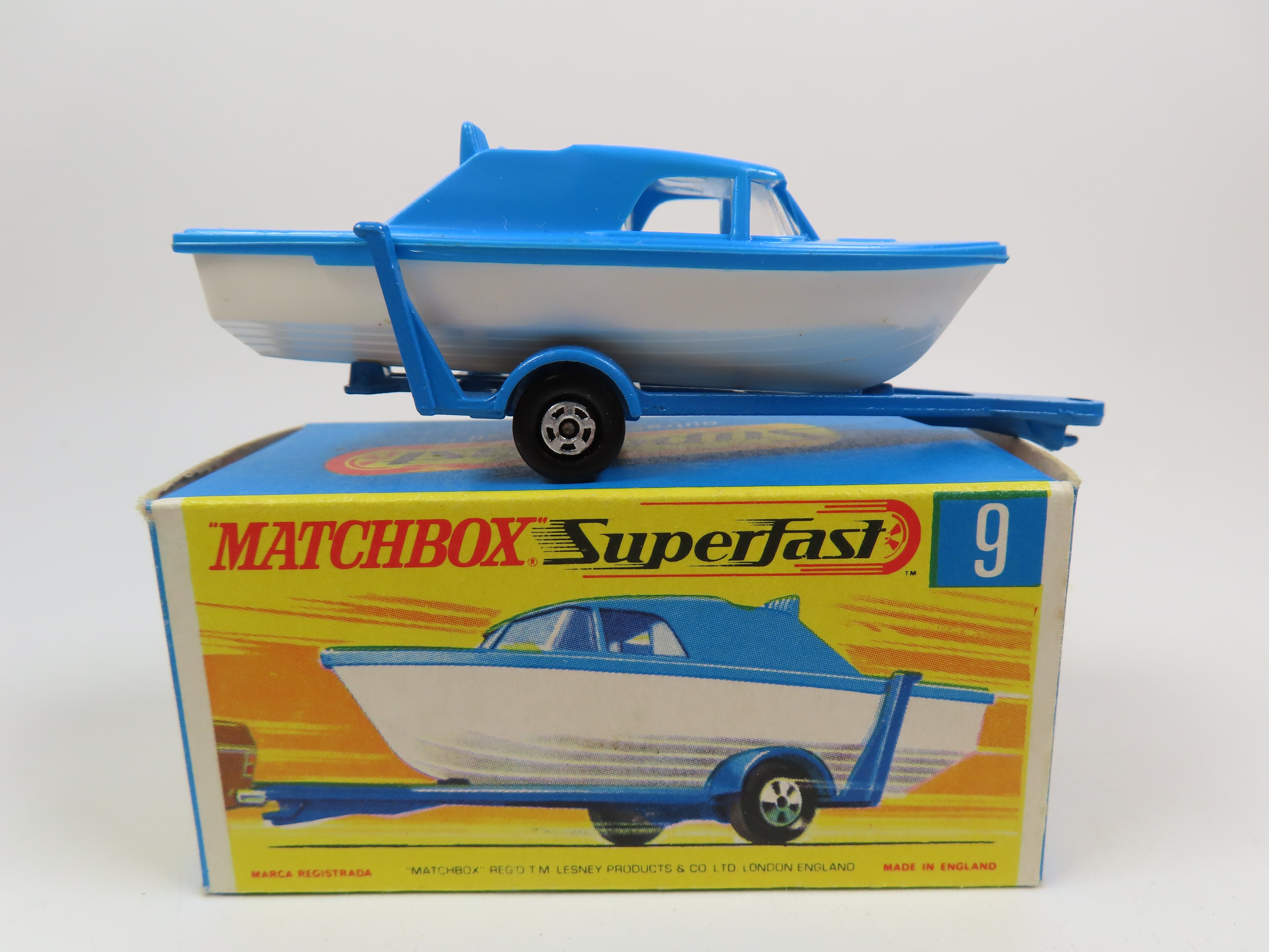 Matchbox Superfast 9 Boat and Trailer, Mint/Boxed! – Andrew Clark Models