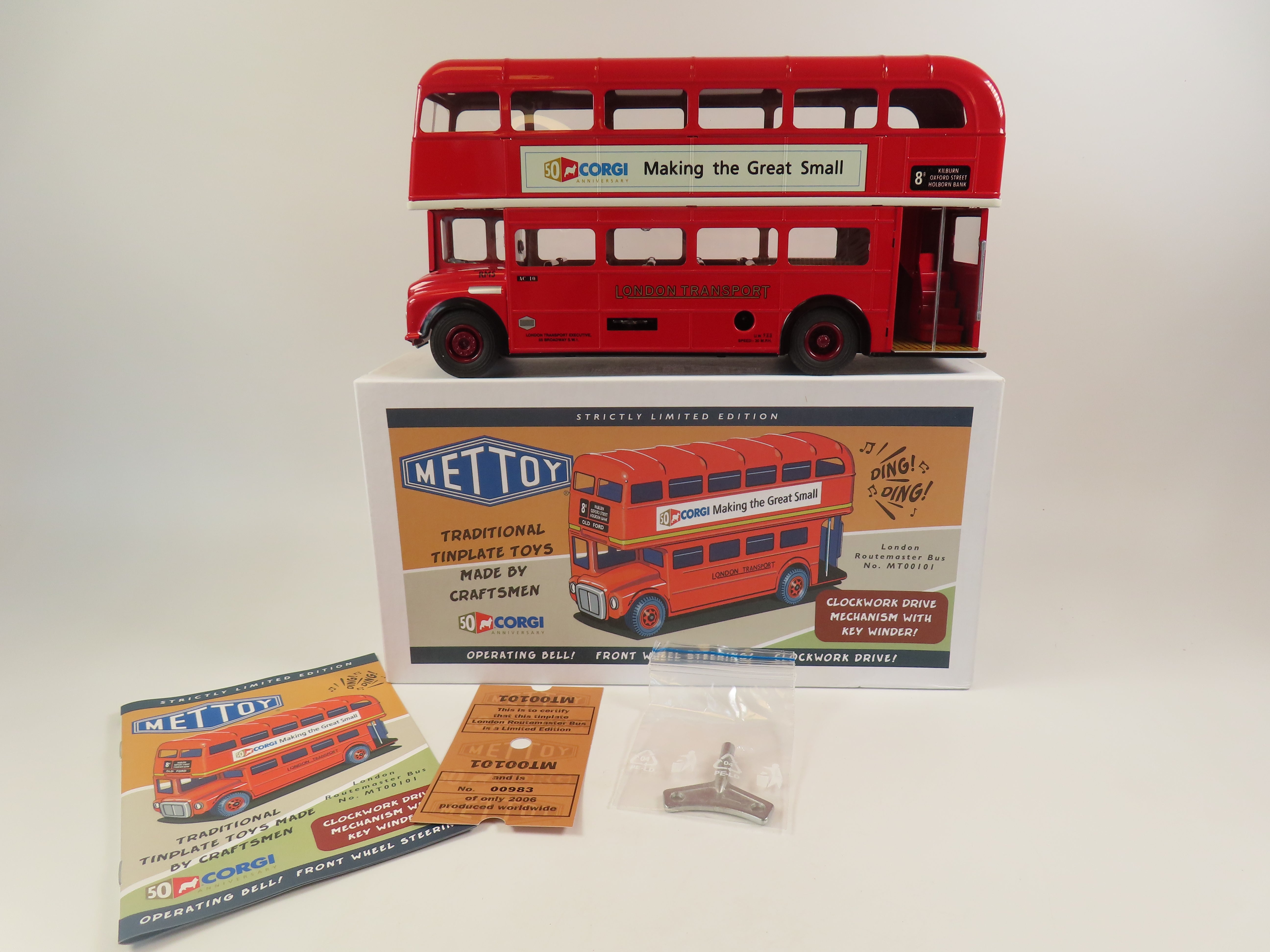 Corgi Mettoy No.MT00101 London Routemaster Bus, 1/50, Mint/Boxed ...