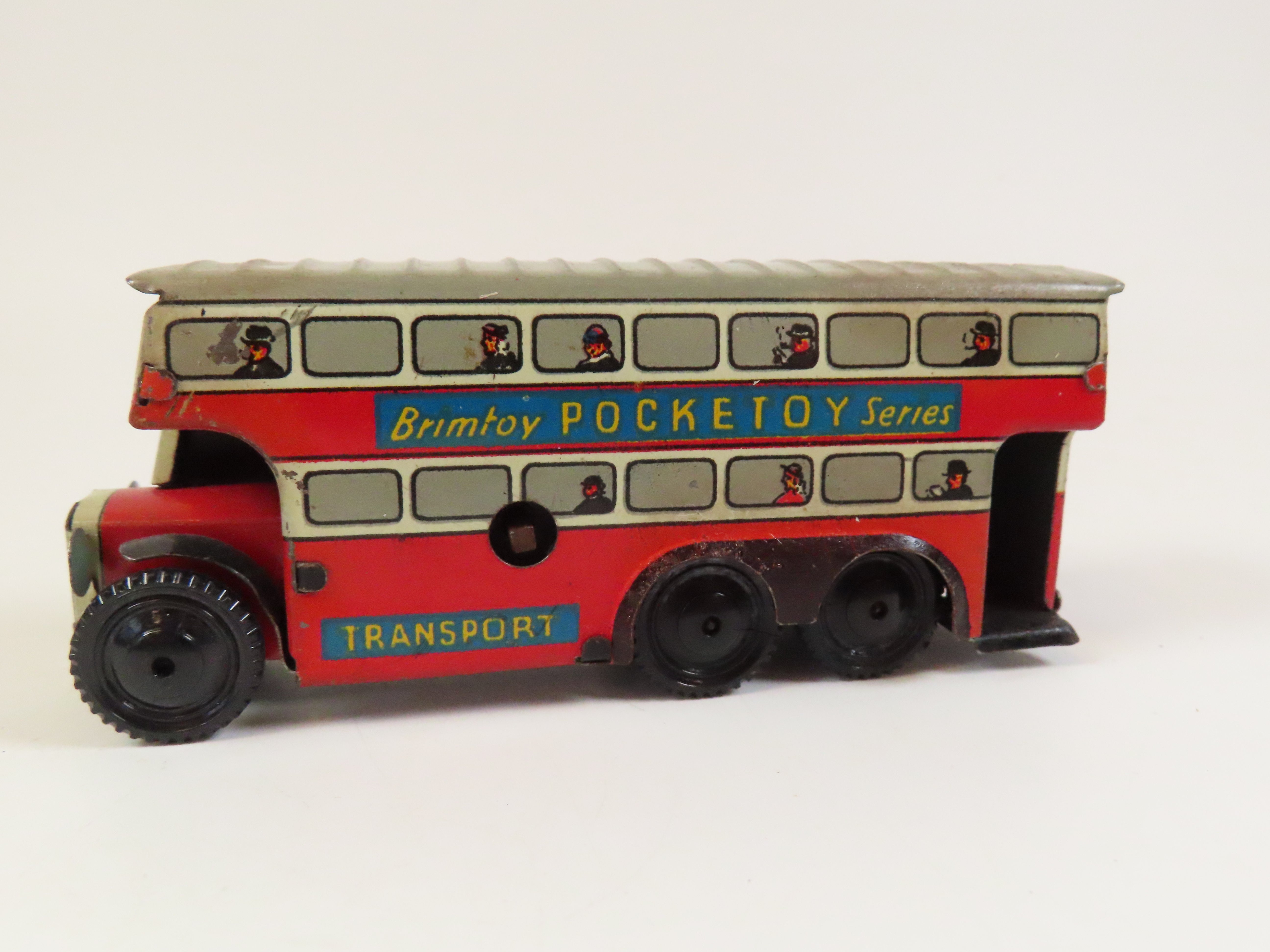 Wells Brimtoy Pocketoy London Transport Double Decker Bus, Original ...