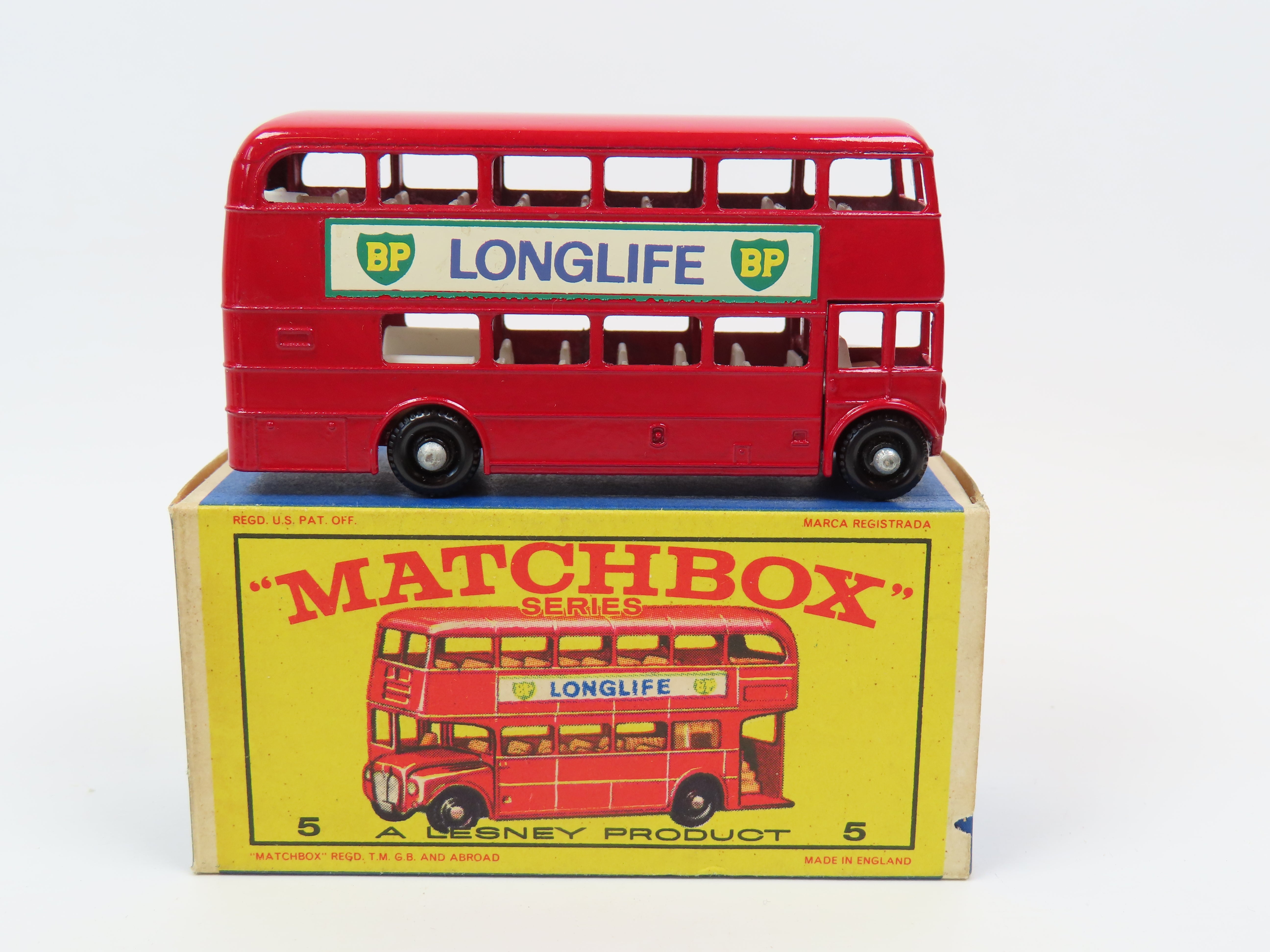 Matchbox 5 London Bus 'BP Longlife', Mint/Boxed! – Andrew Clark Models