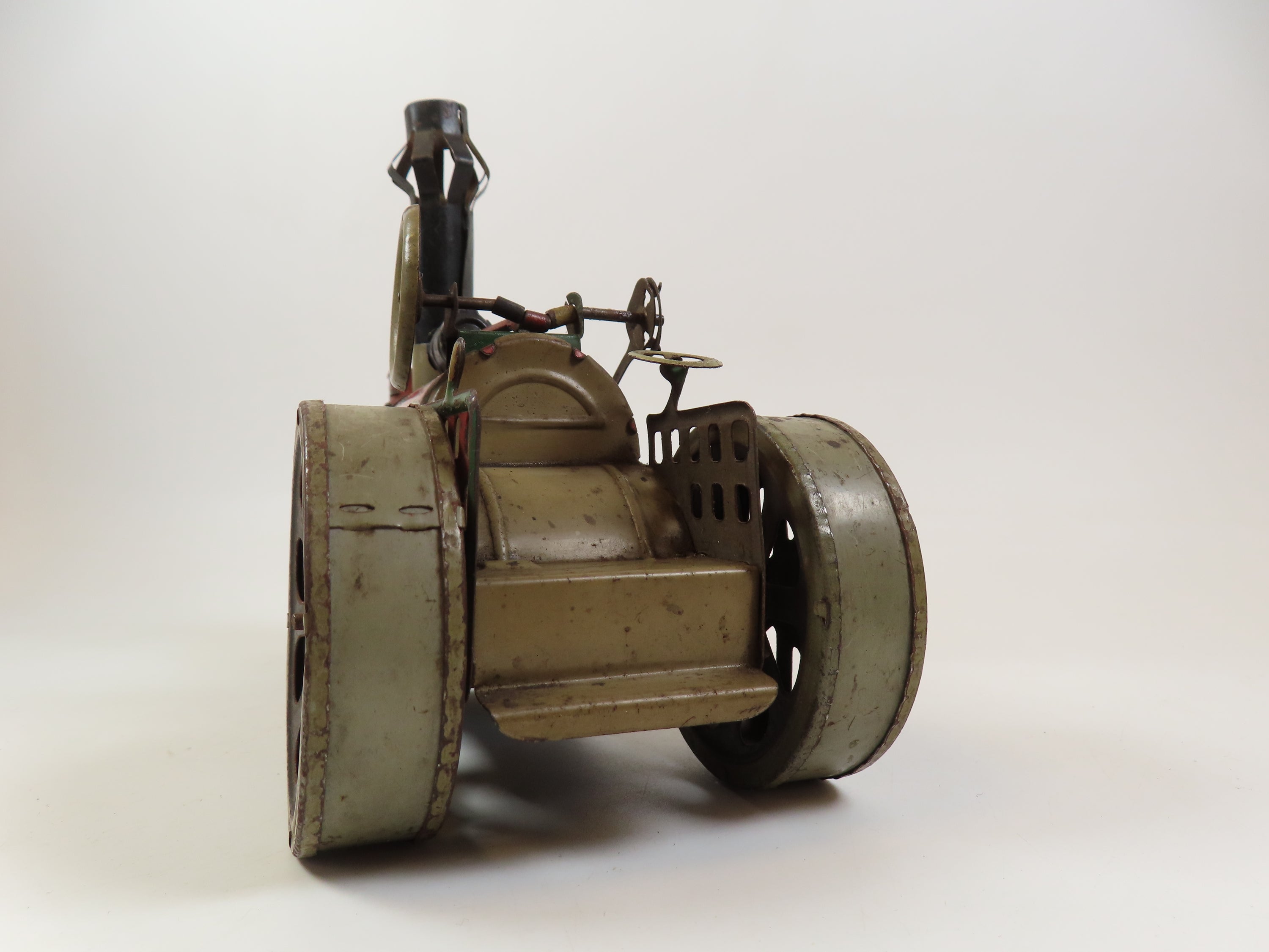 OROBR Pre-War Tinplate Clockwork Traction Engine, Lovely Example ...