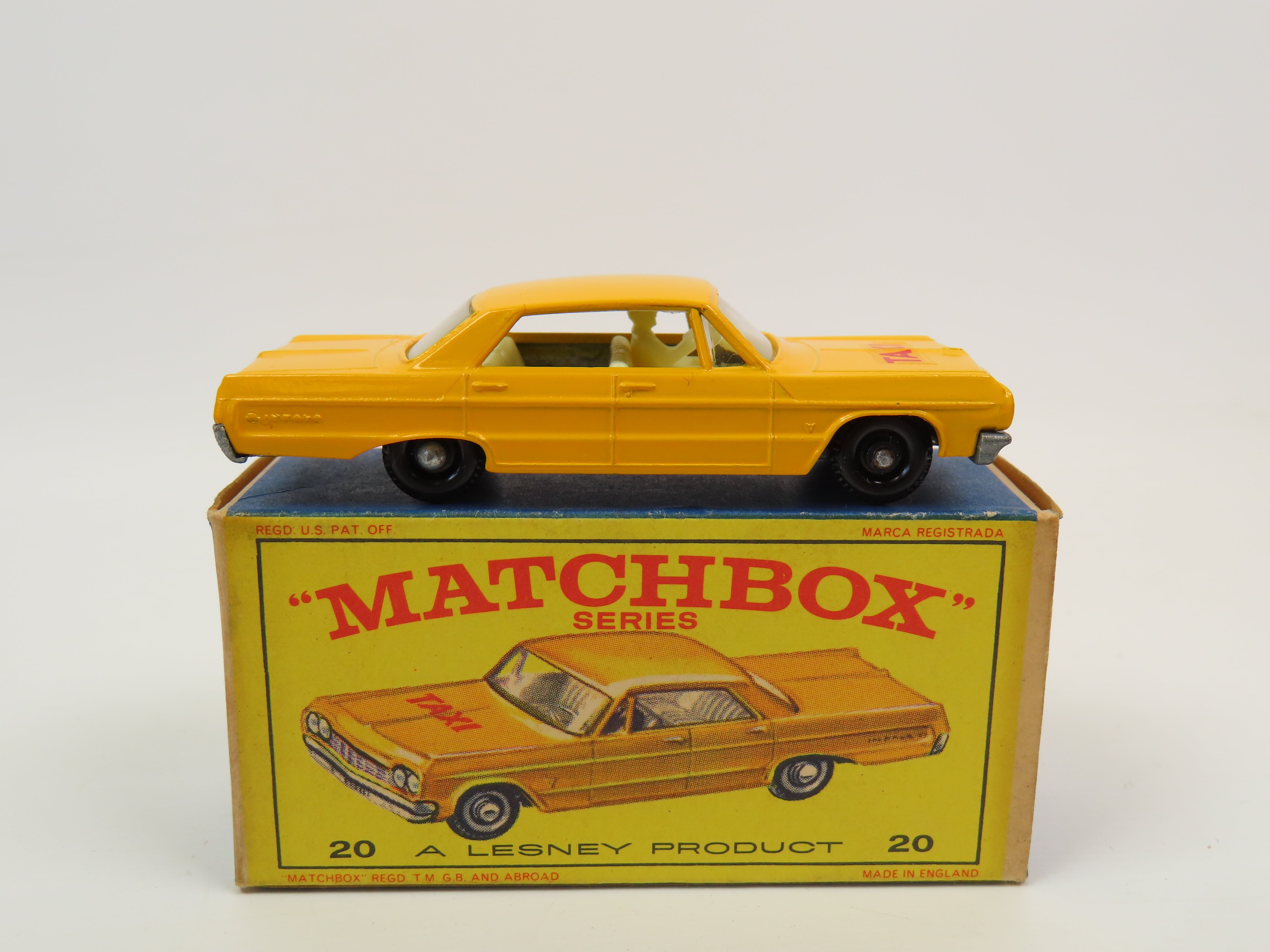 Matchbox 20 Chevrolet Impala Taxi-Cab, 99% Mint/Boxed! – Andrew Clark ...
