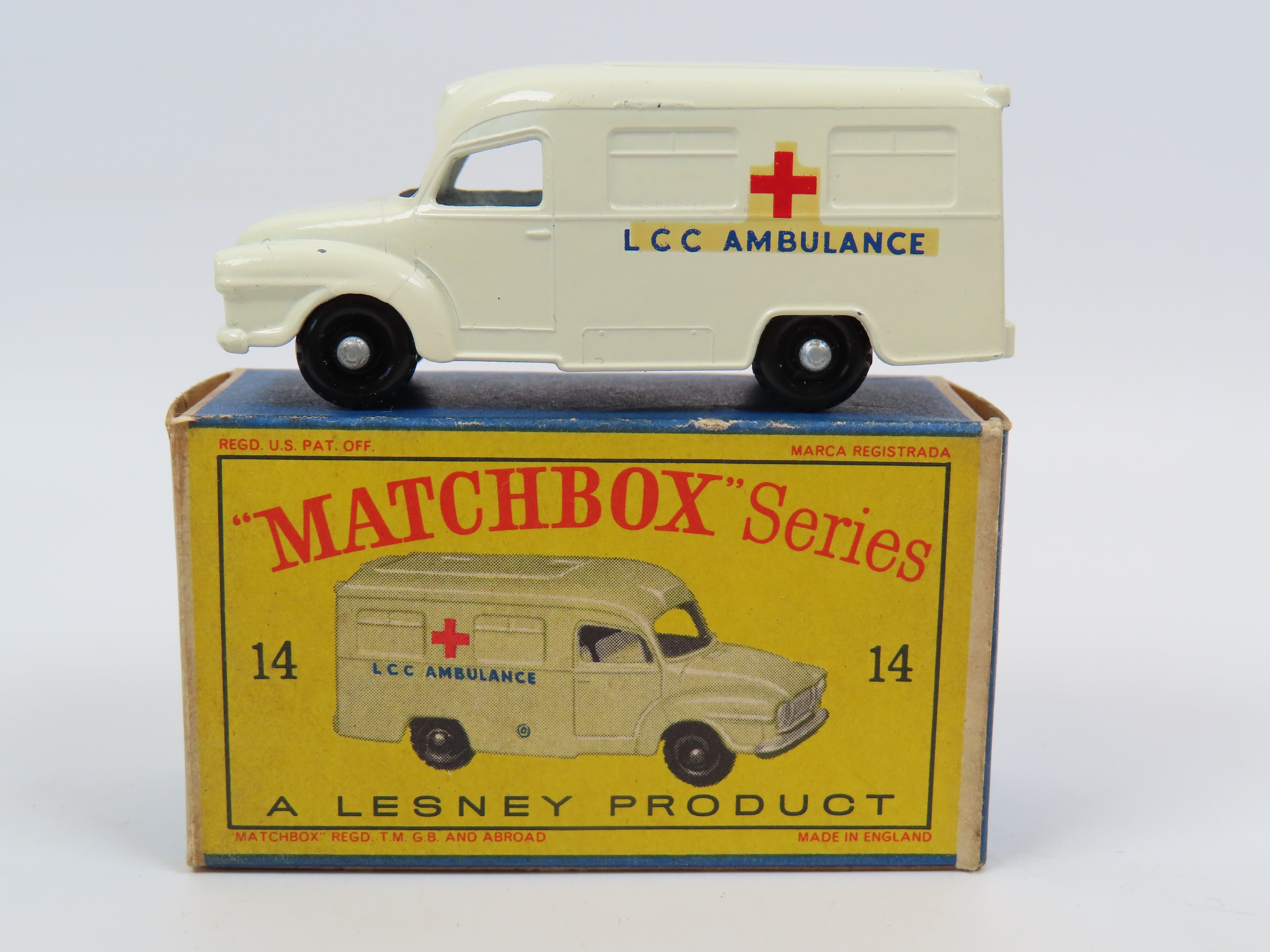 Matchbox 14 Lomas Ambulance, Very Near Mint/Boxed! – Andrew Clark Models