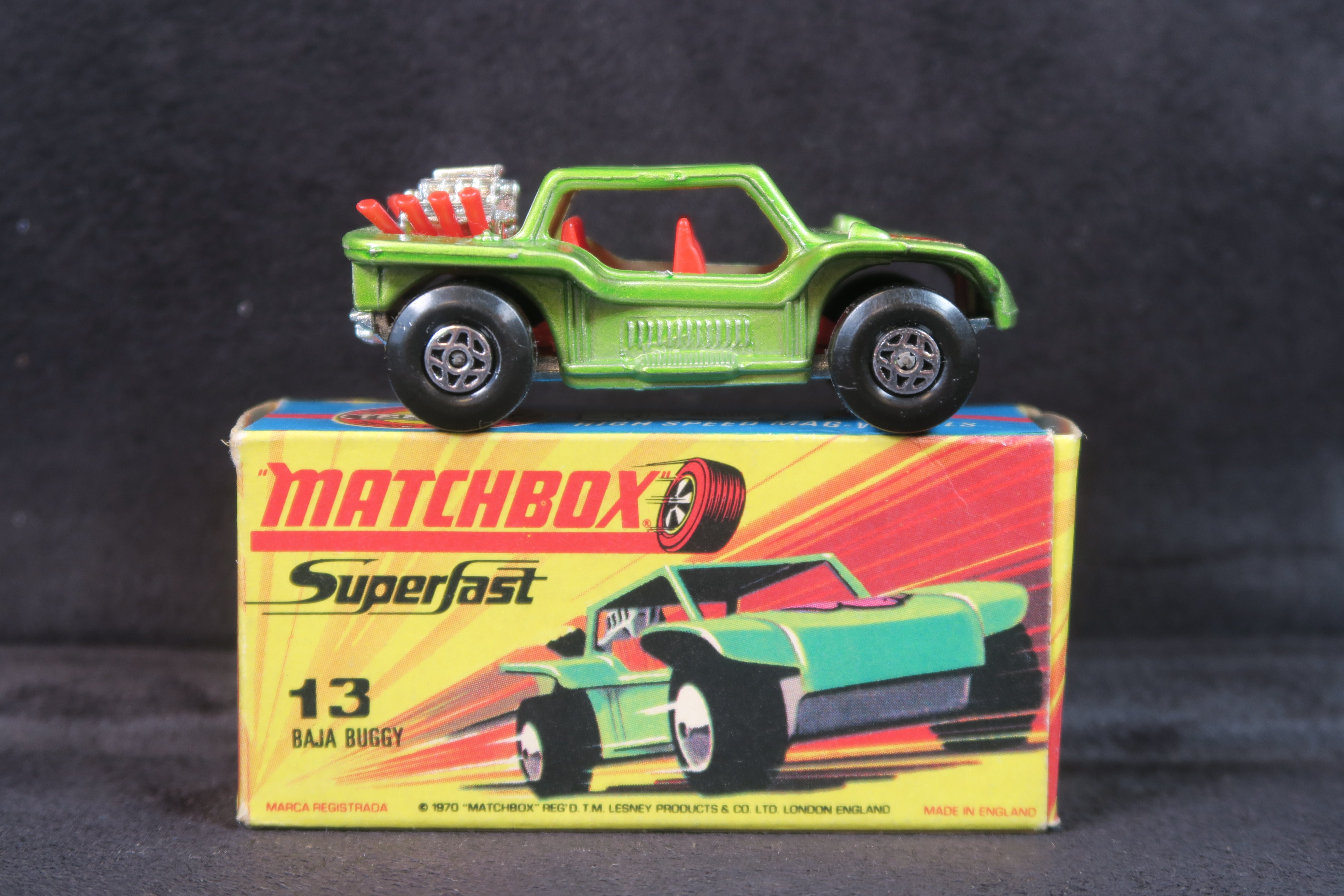 Matchbox Superfast 13 Baja Buggy, 99% Mint/Boxed! – Andrew Clark Models