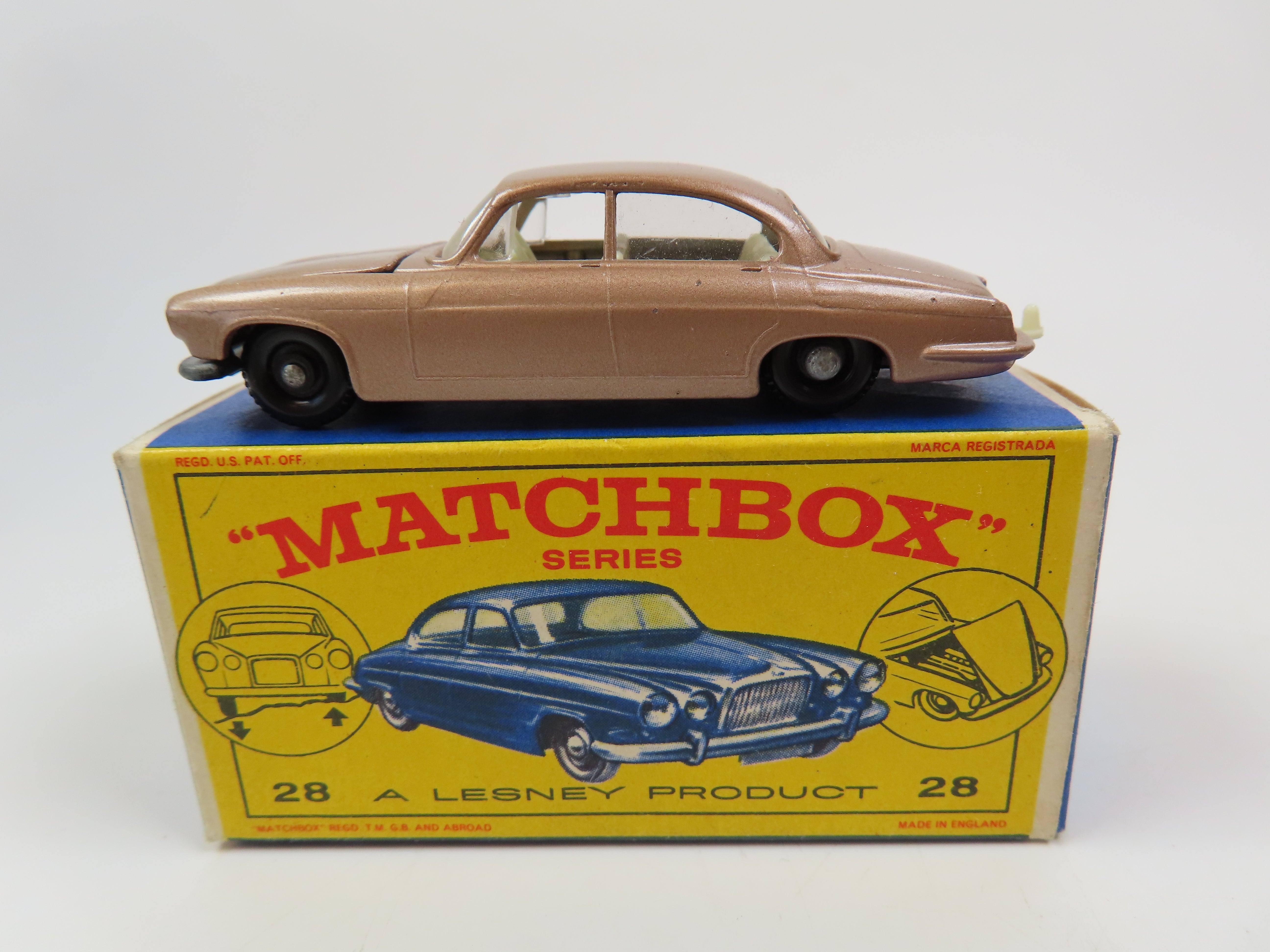 Matchbox No.28 Mark Ten Jaguar, 99% Mint/Boxed! – Andrew Clark Models