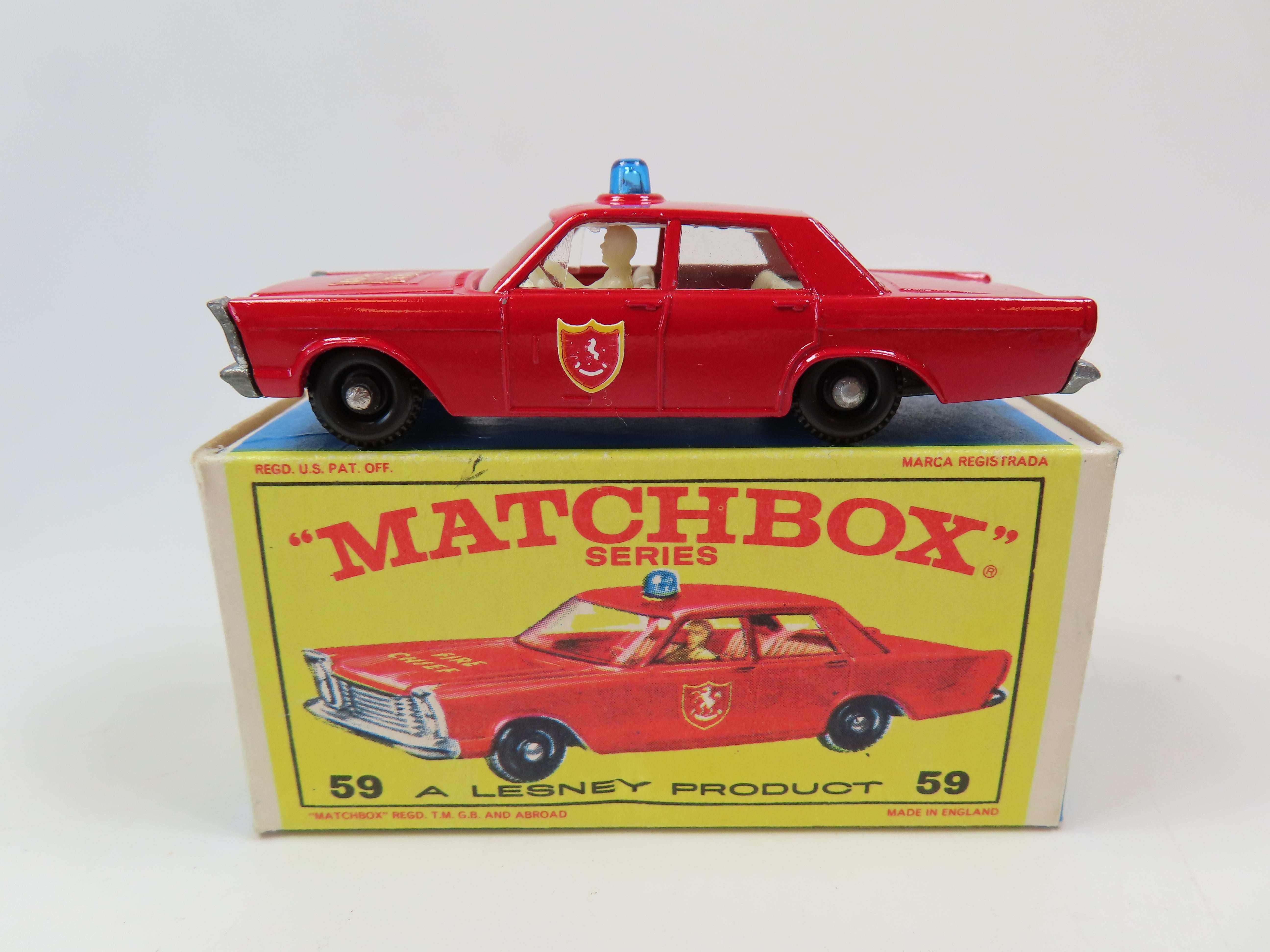 Matchbox No.59 Fire Chief Car, Mint/Boxed! – Andrew Clark Models