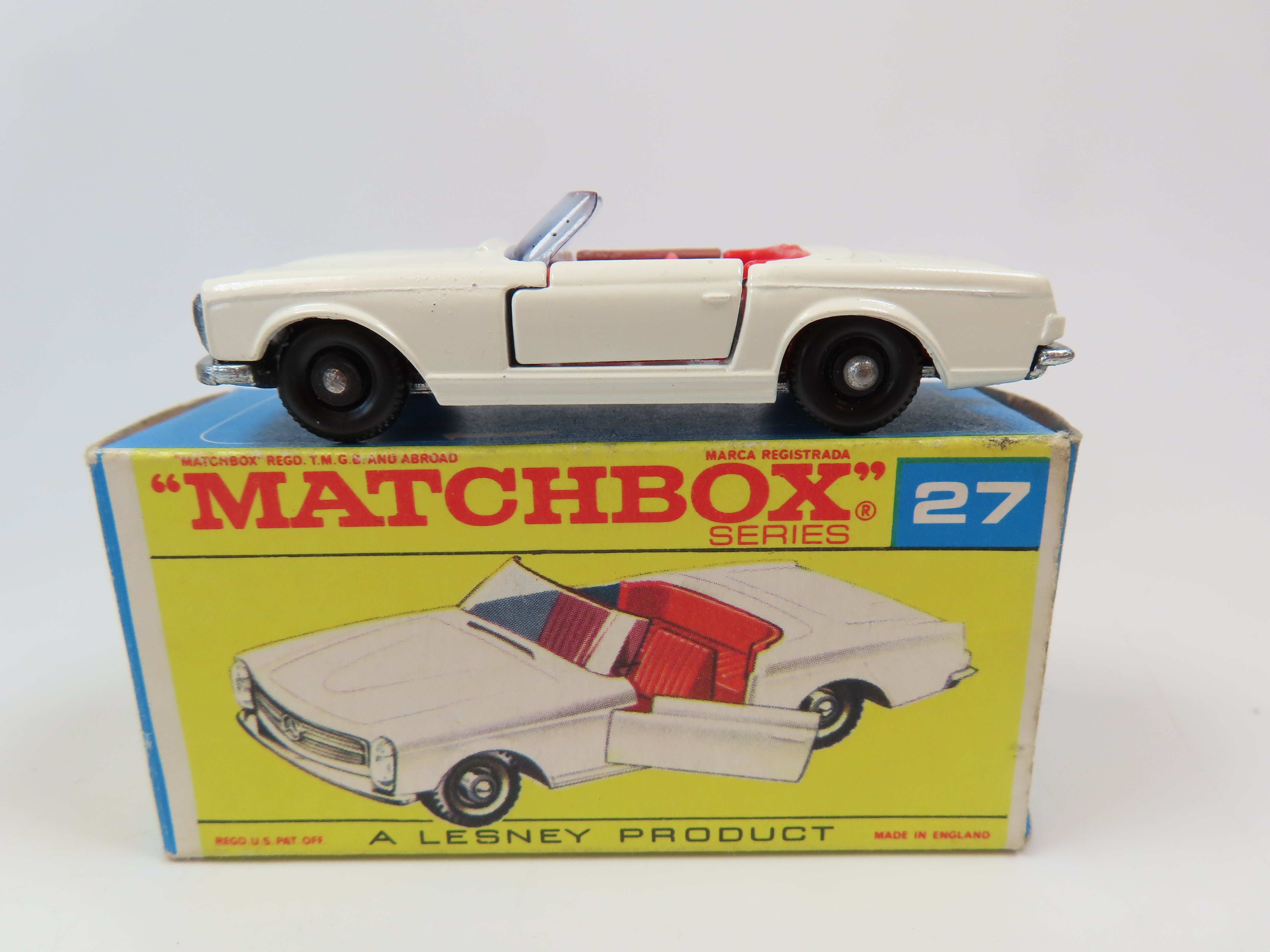 Matchbox No.27 Mercedes Benz 230 SL, 99% Mint/Boxed! – Andrew Clark Models